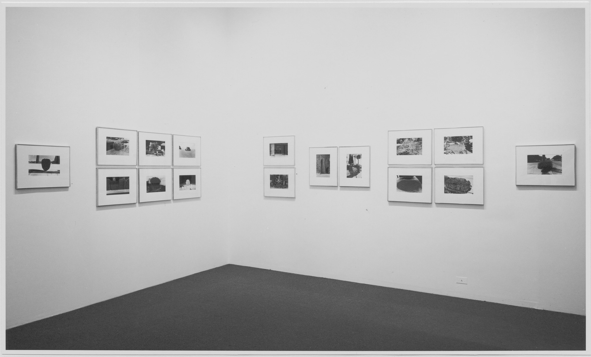 Installation view of the exhibition "Photographs by Henry Wessel, Jr ...