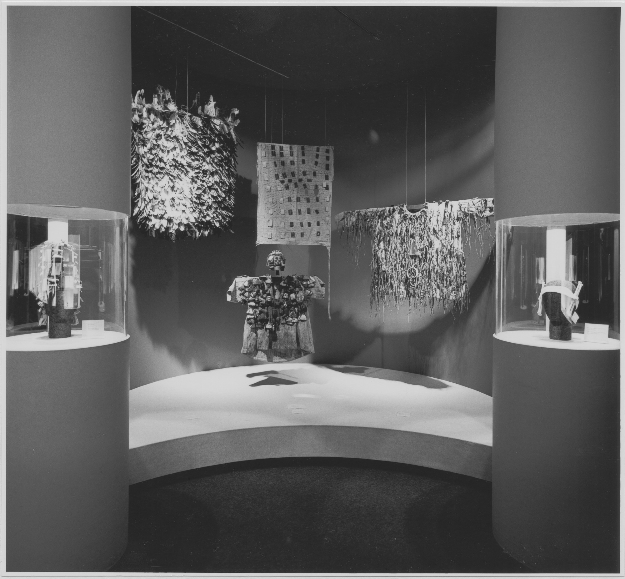 Installation view of the exhibition "African Textiles and Decorative ...