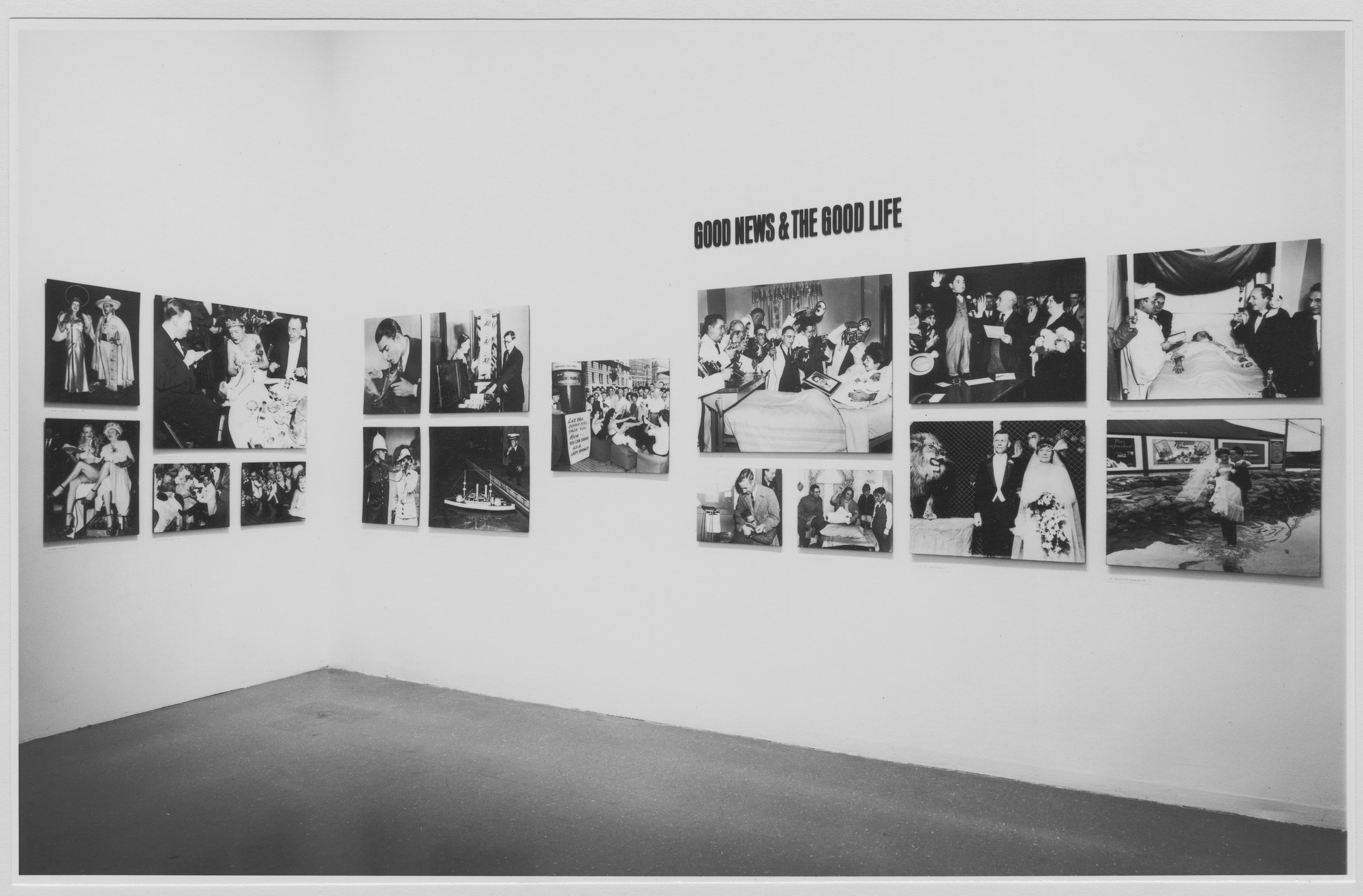 Installation view of the exhibition "From the Picture Press." | MoMA