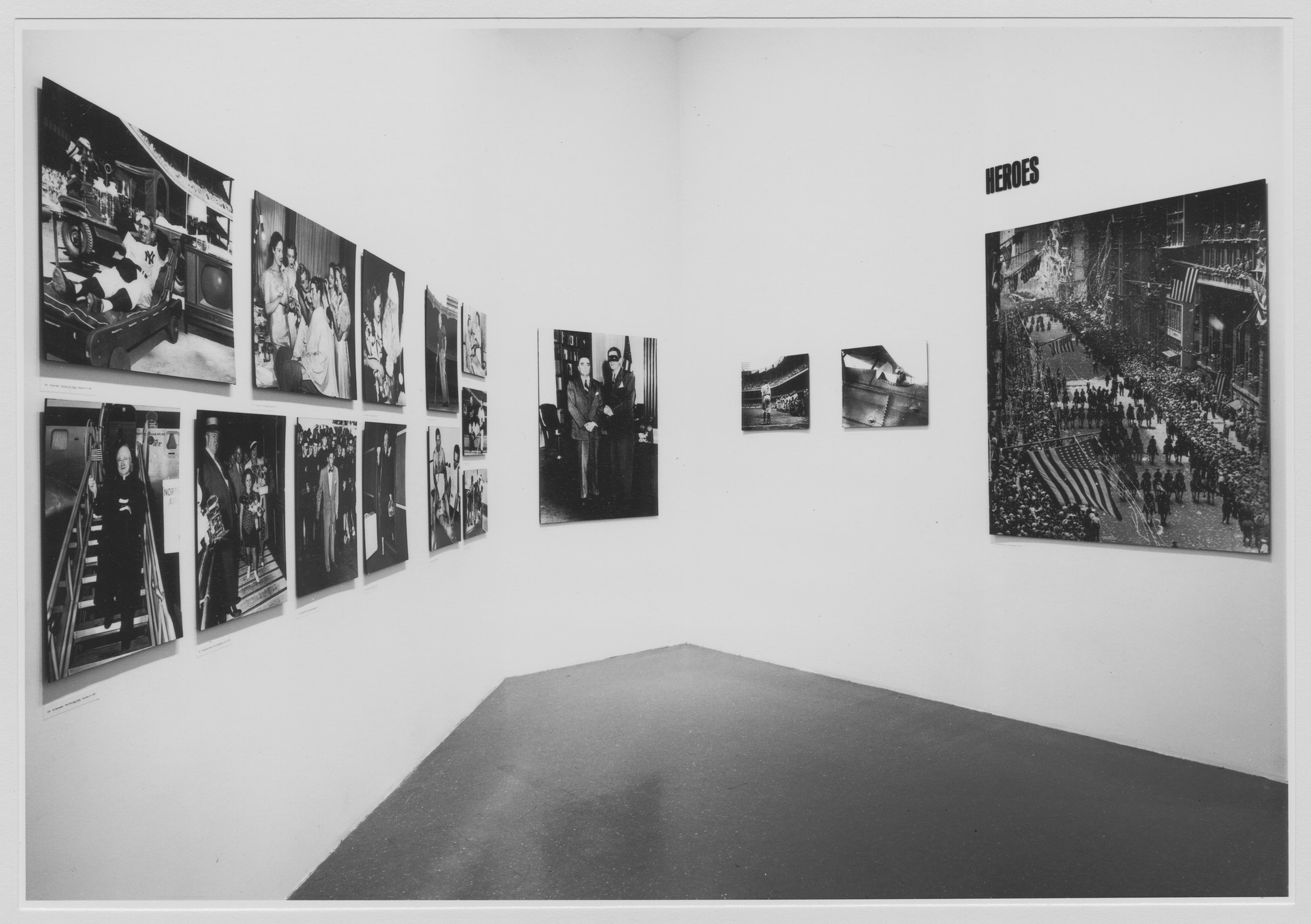 Installation view of the exhibition "From the Picture Press." | MoMA