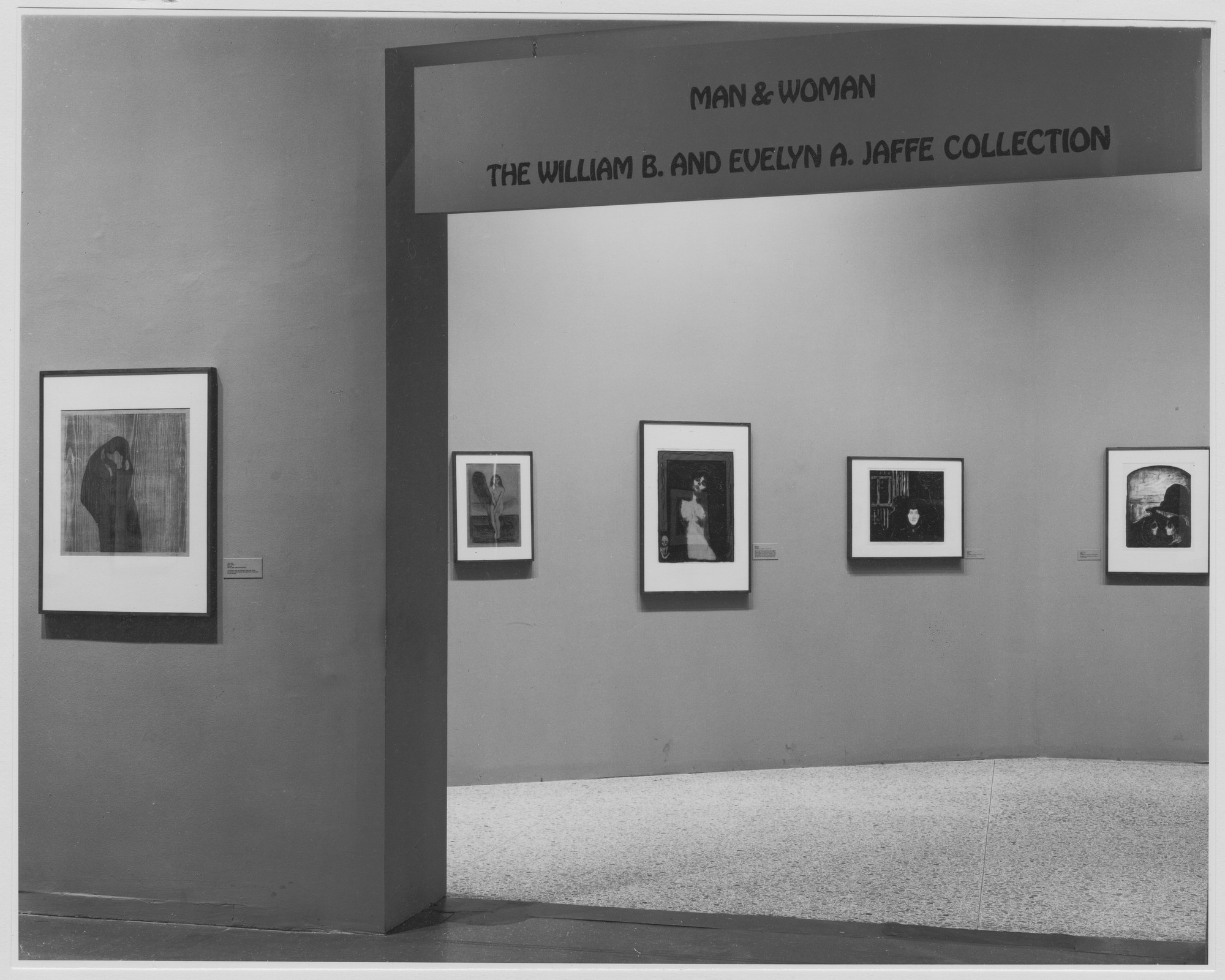 Installation view of the exhibition "The Prints of Edvard Munch." | MoMA