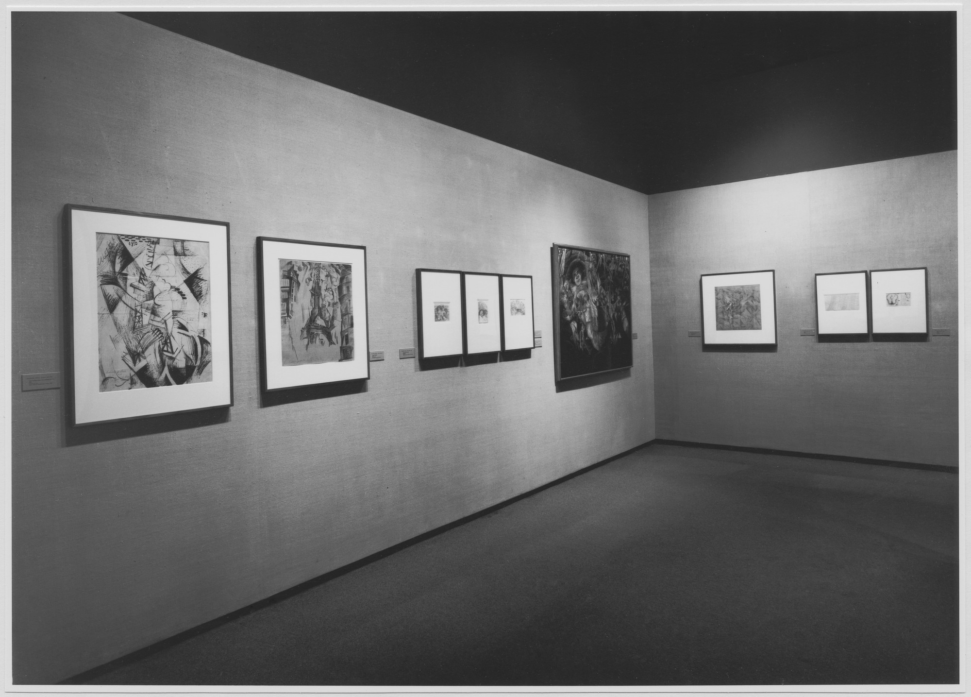 Installation view of the exhibition "Works on Paper." | MoMA