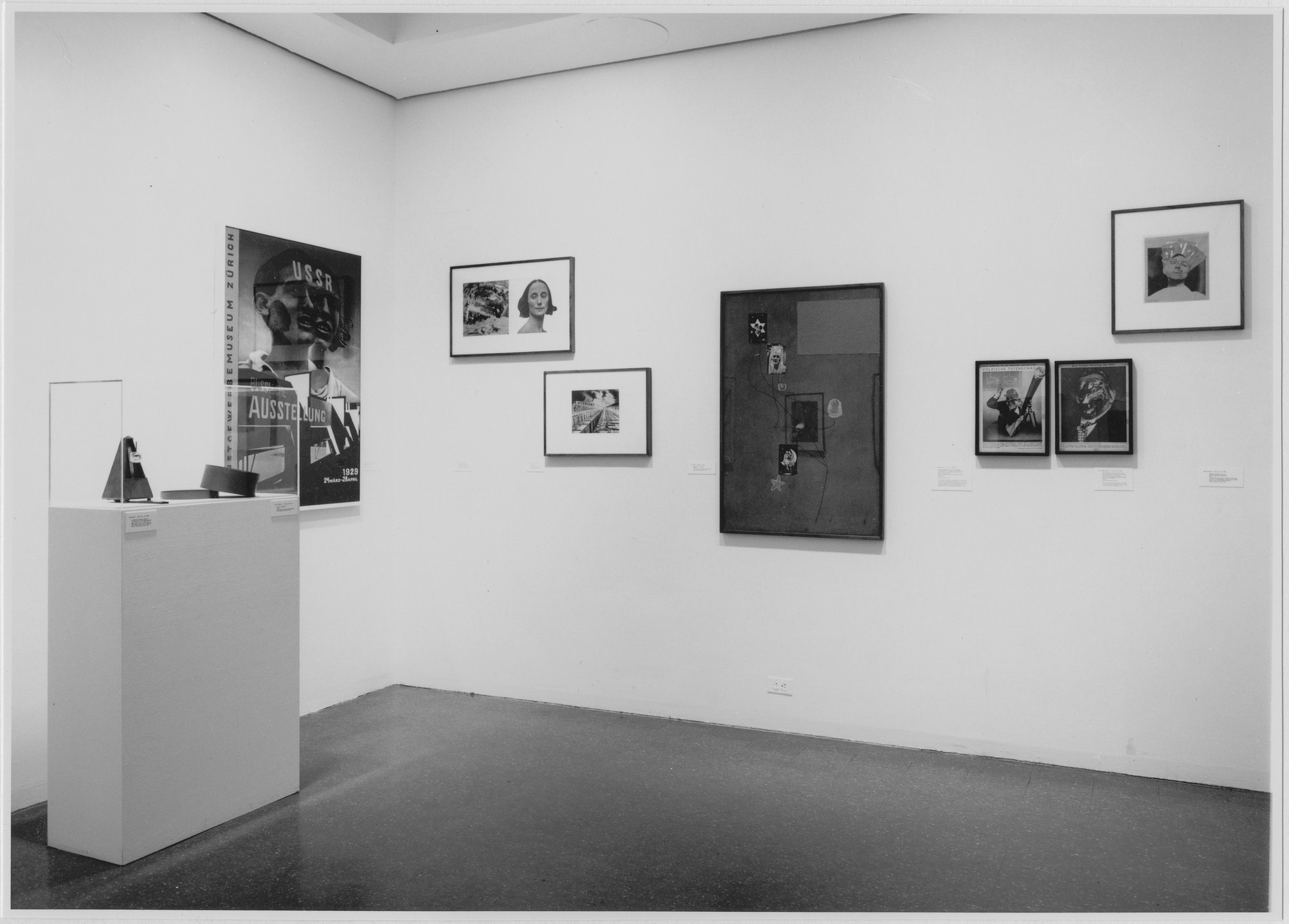Installation view of the exhibition "Collage and the Photo Image." | MoMA