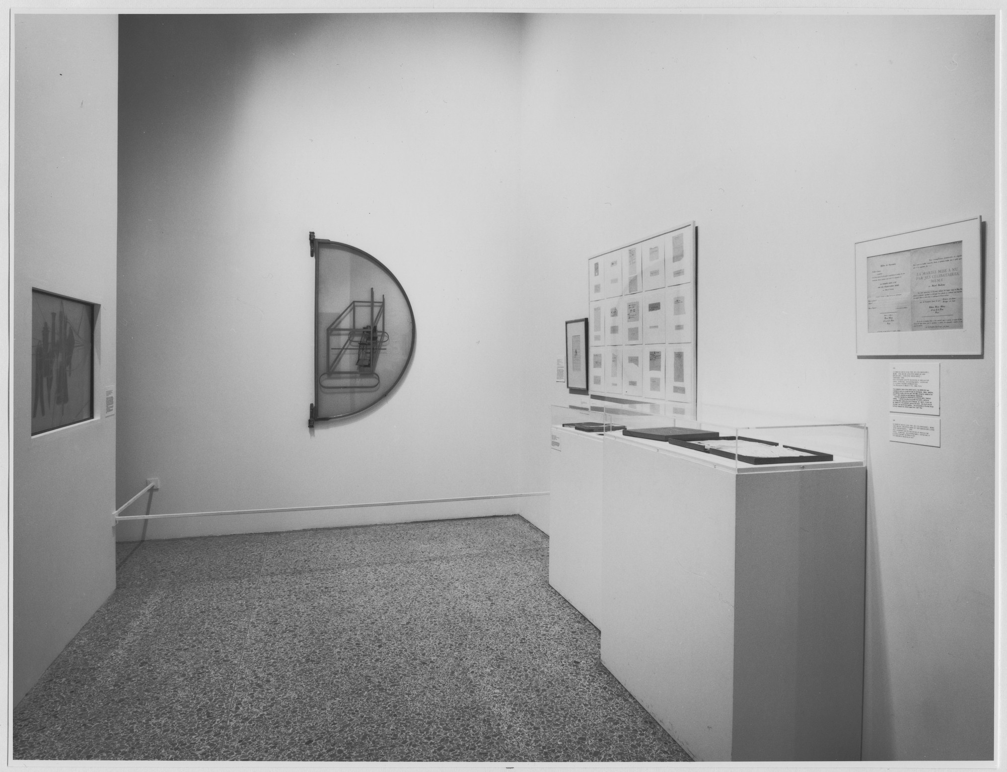 Installation view of the exhibition "Marcel Duchamp." | MoMA