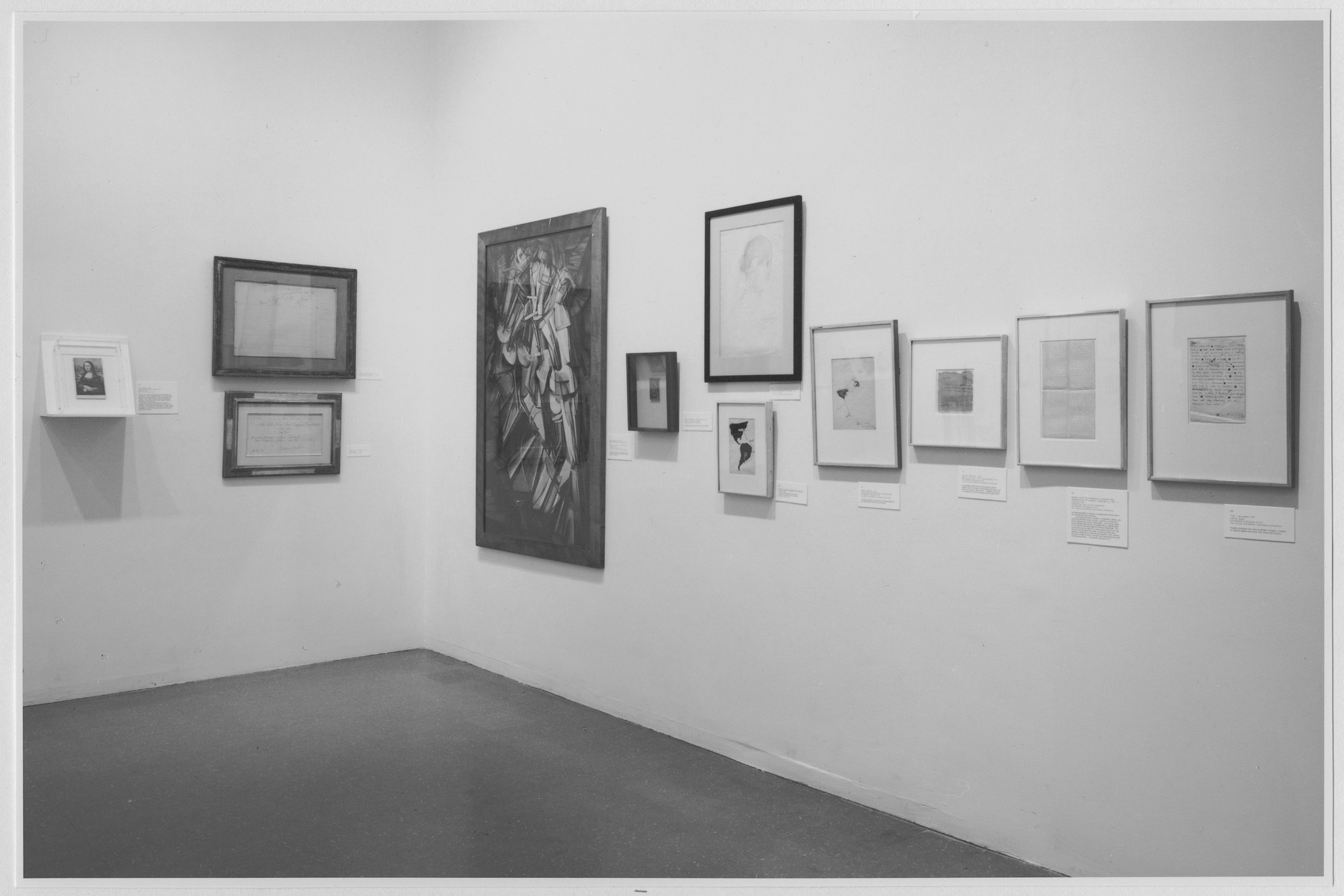 Installation view of the exhibition "Marcel Duchamp." | MoMA