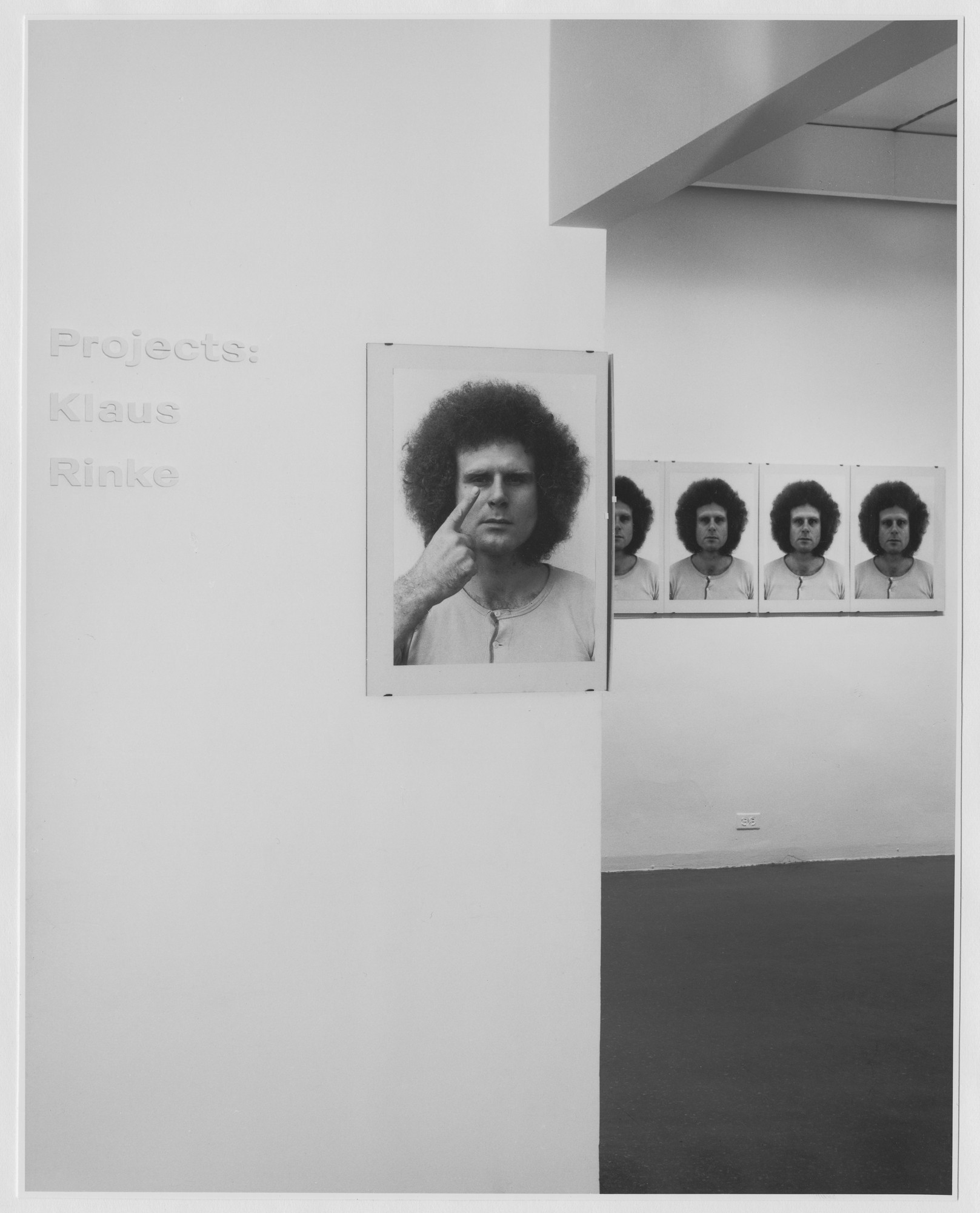 Installation view of the exhibition "Projects: Klaus Rinke." | MoMA