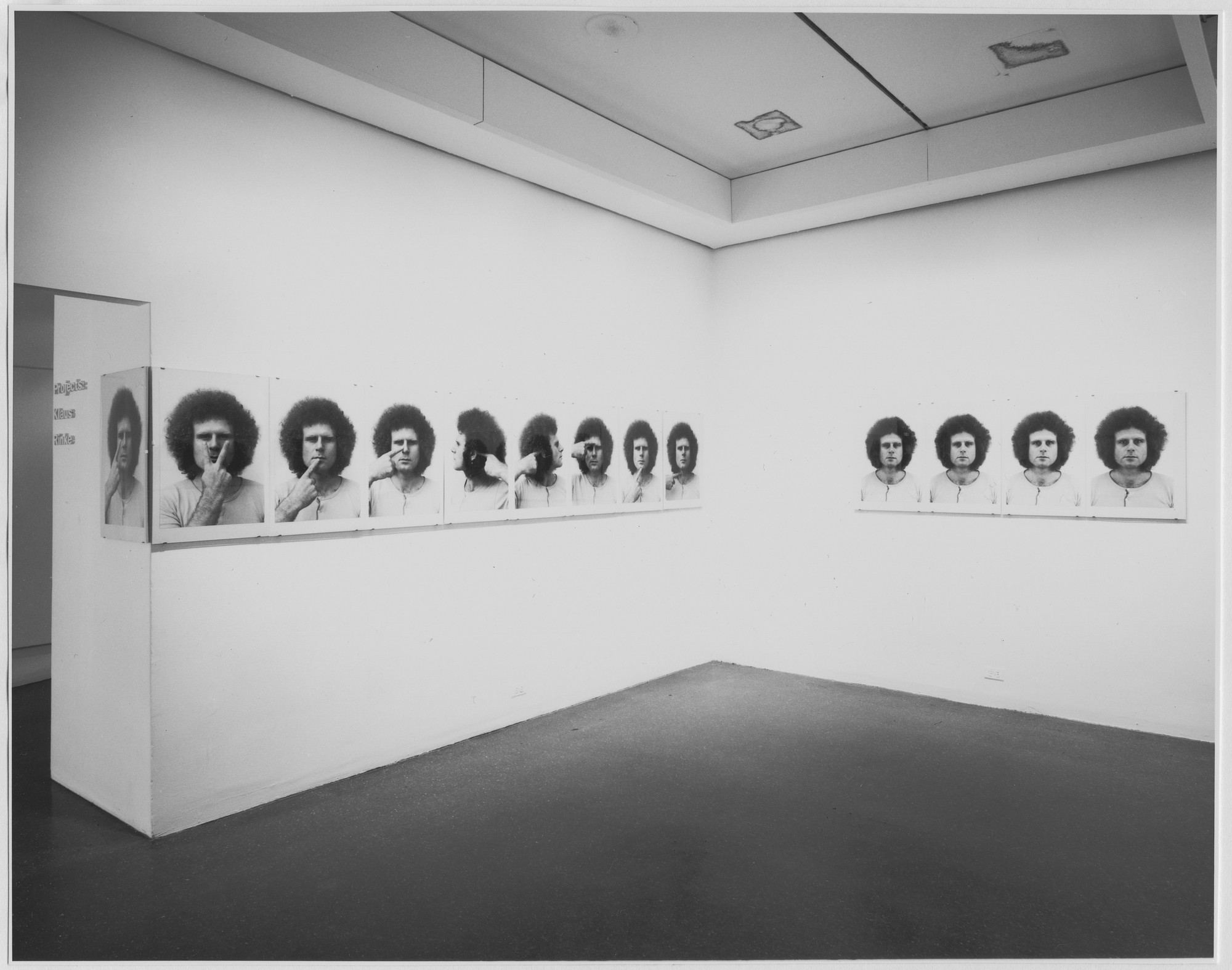 Installation view of the exhibition "Projects: Klaus Rinke." | MoMA