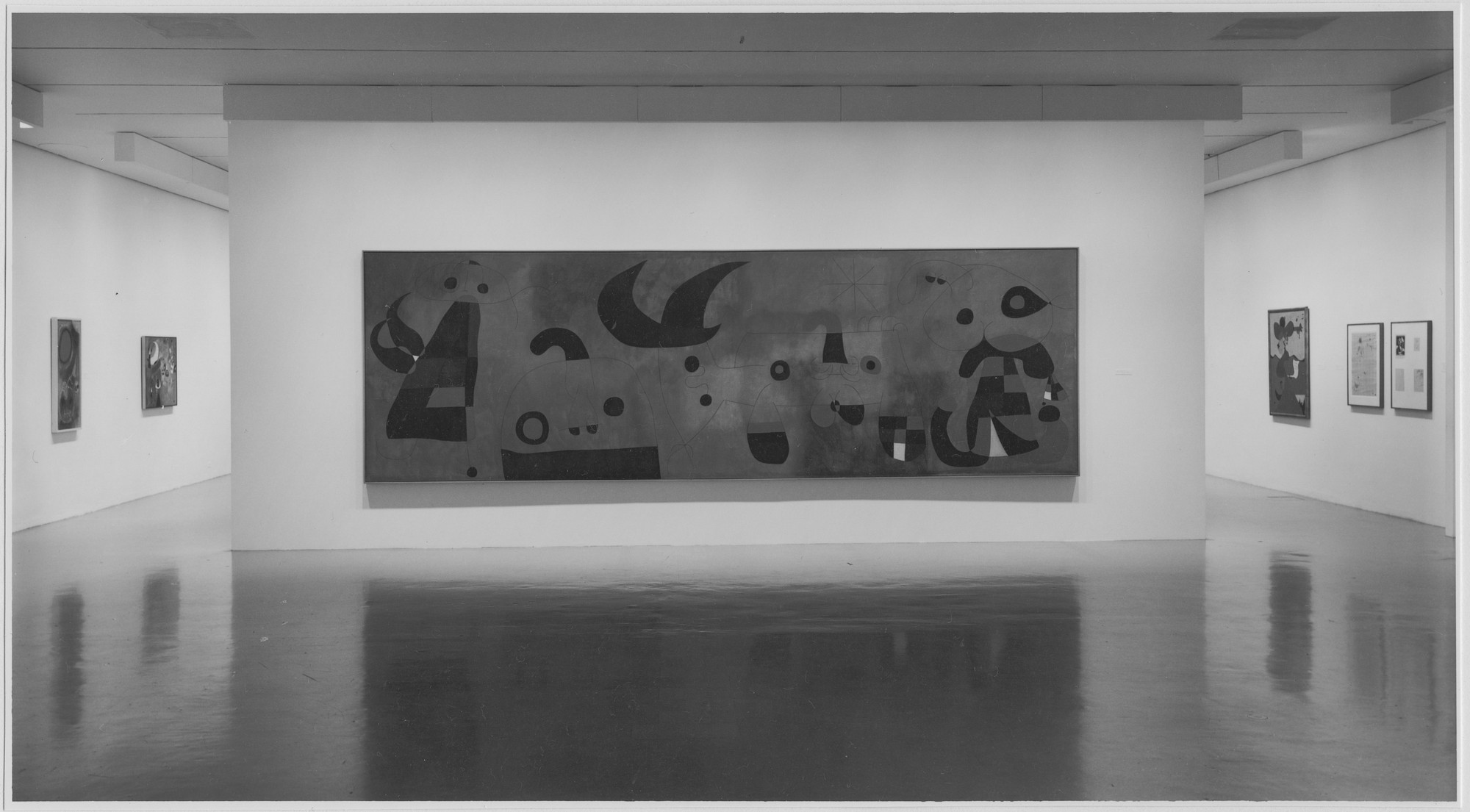 Installation view of the exhibition "Miró in the Collection of the ...