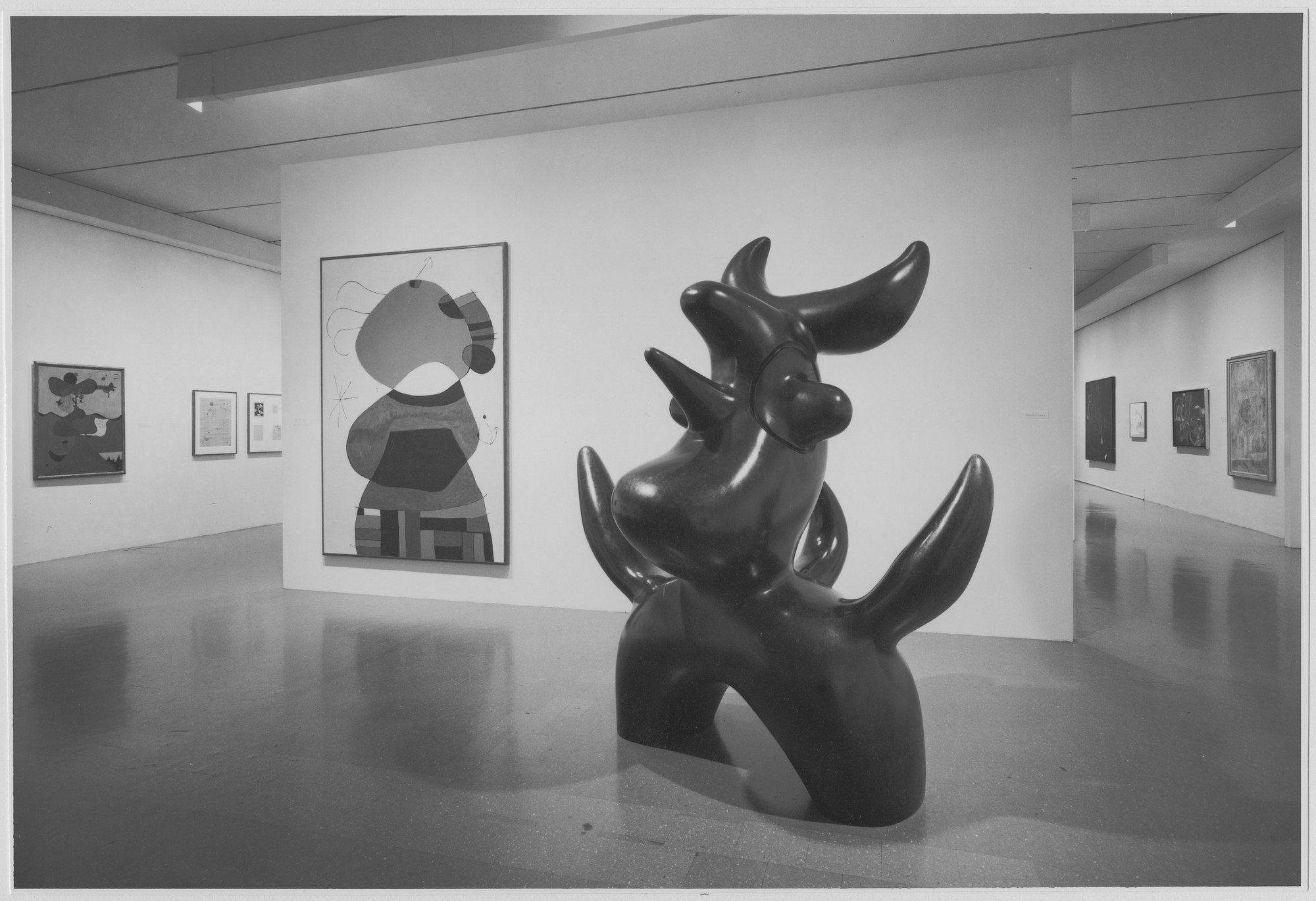 Installation view of the exhibition "Miró in the Collection of the ...
