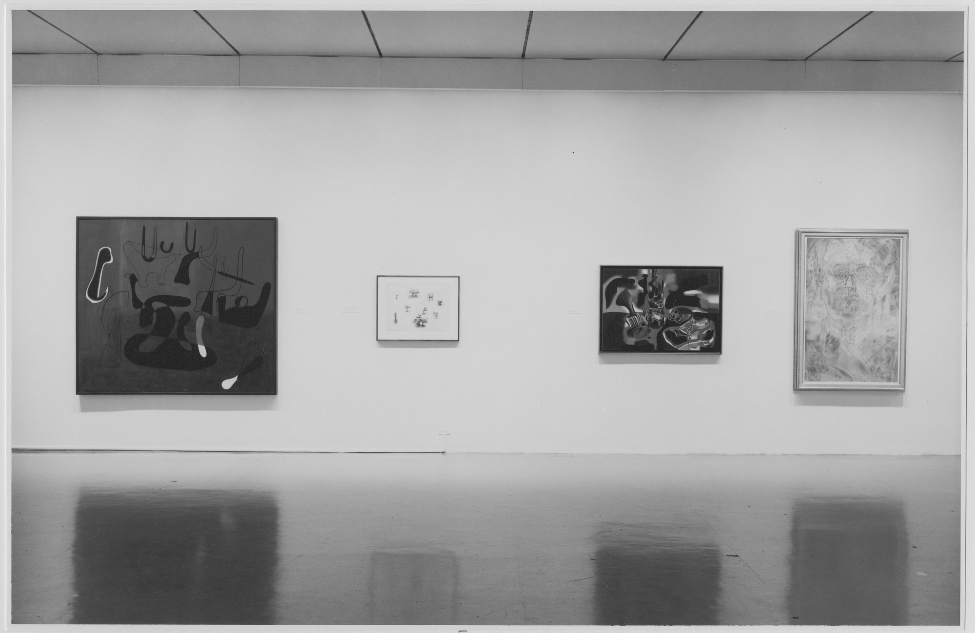 Installation view of the exhibition "Miró in the Collection of the ...