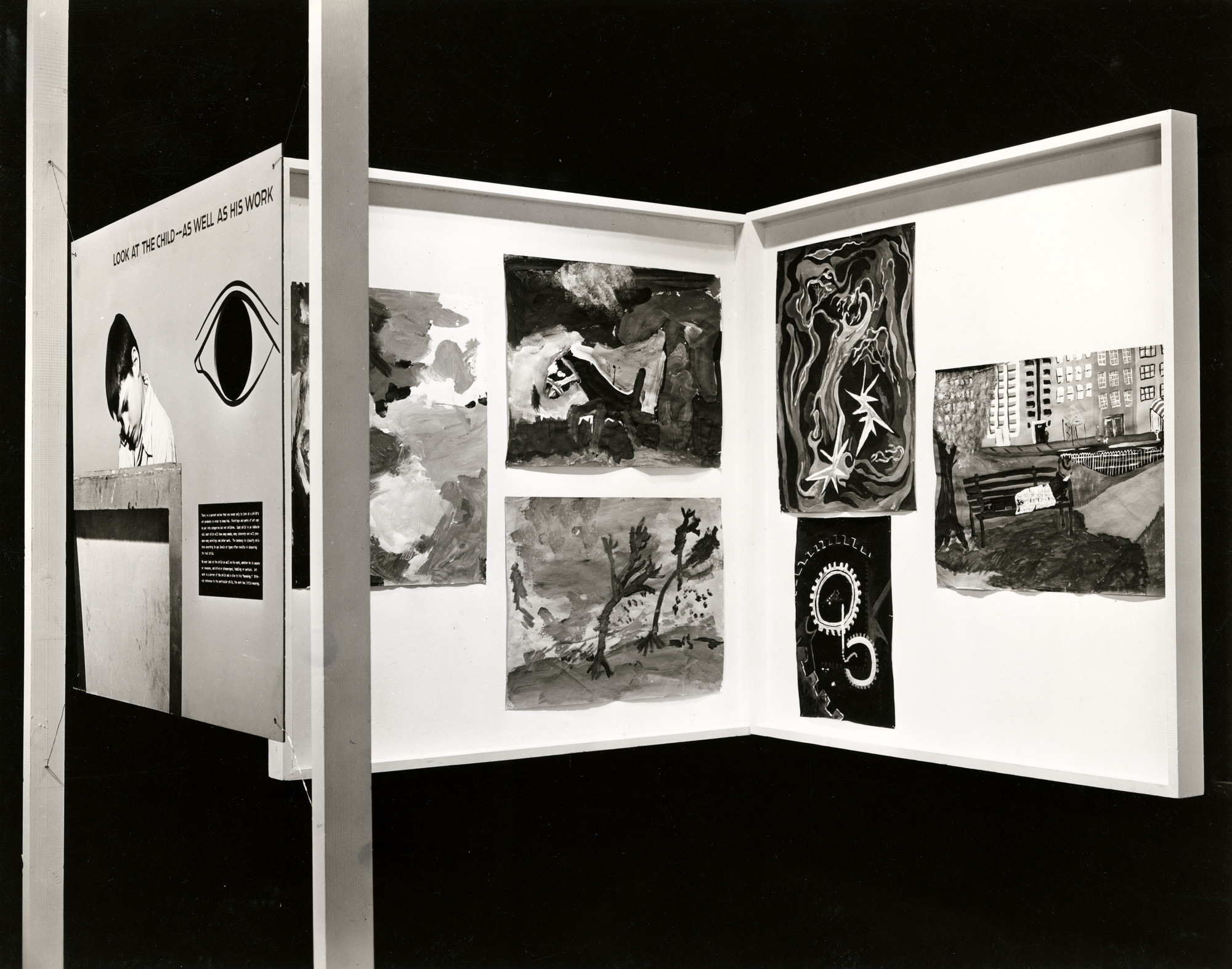 Installation view of the exhibition "Human Quality in Creative ...
