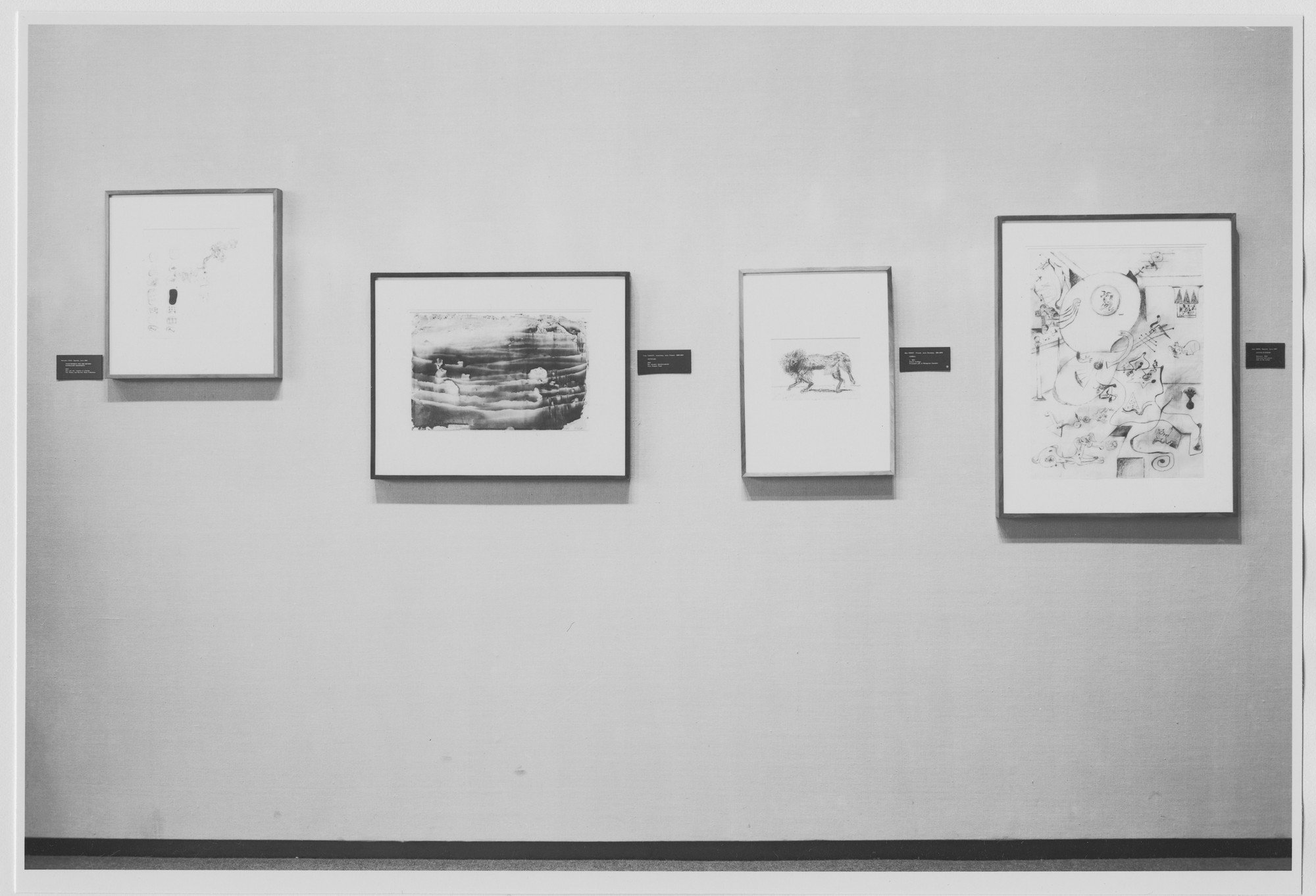 Installation view of the exhibition "Between World Wars: Drawing in ...