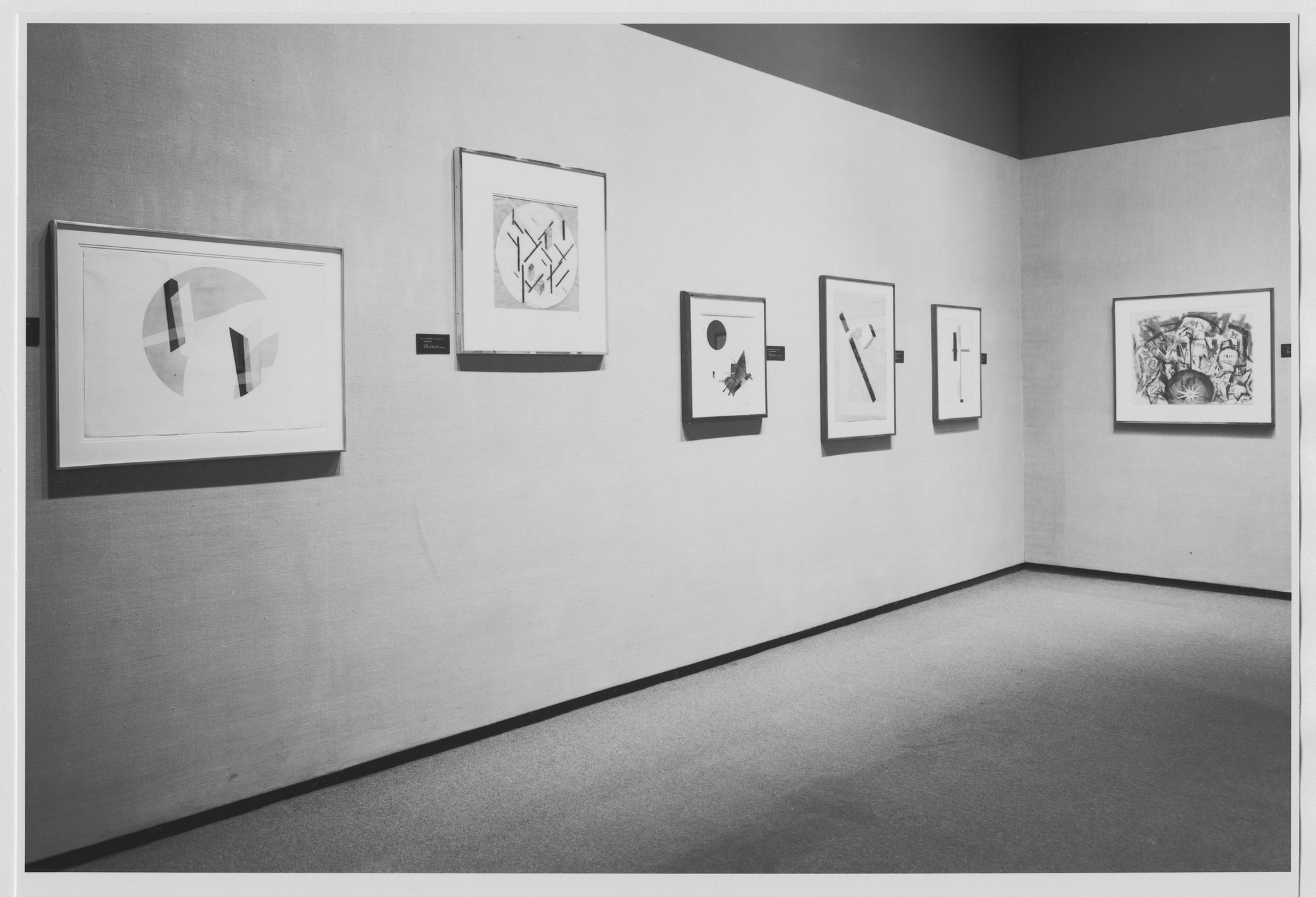 Installation view of the exhibition "Between World Wars: Drawing in ...