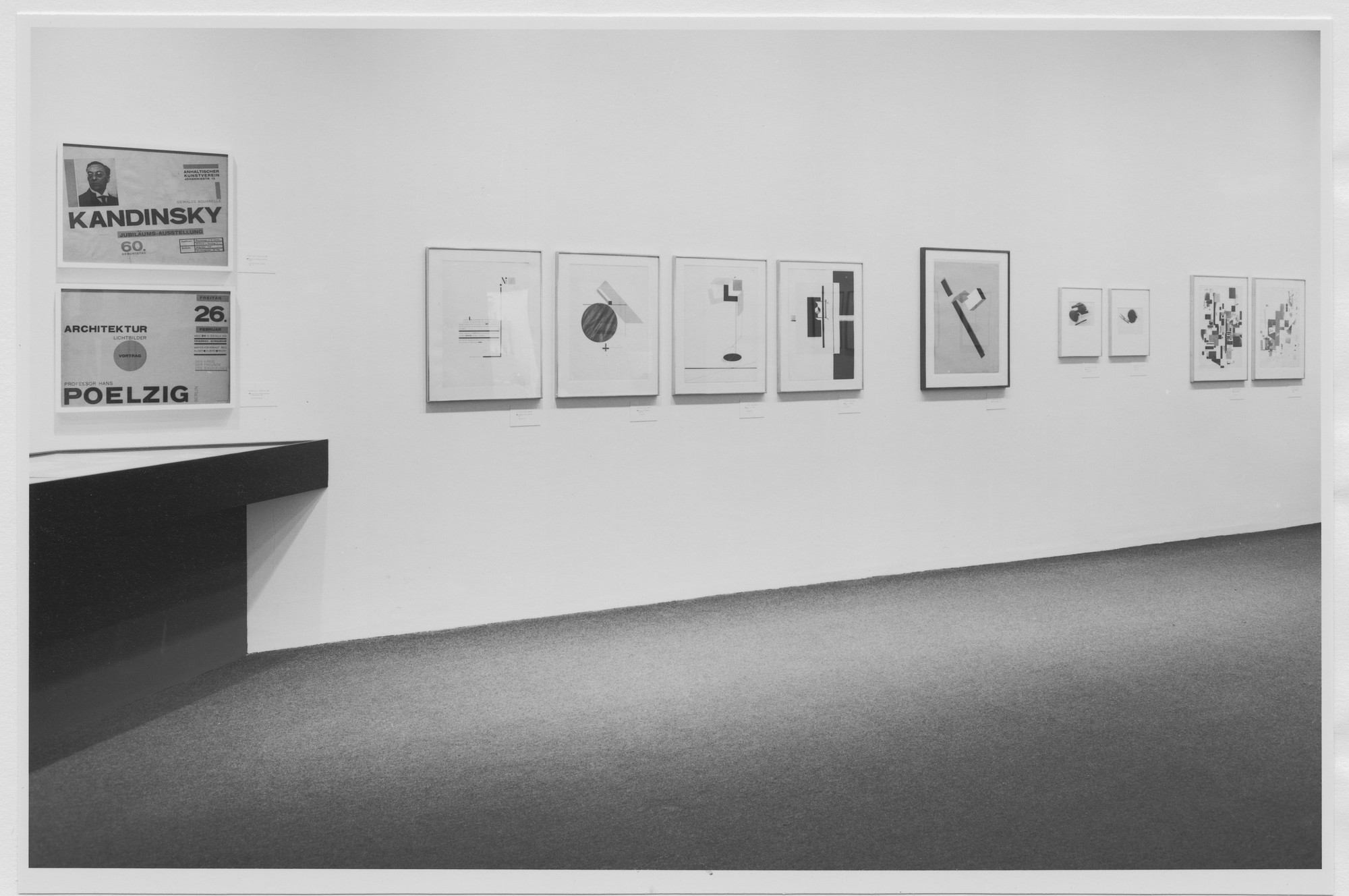 Installation view of the exhibition "The Graphic Revolution: 1915-1935 ...