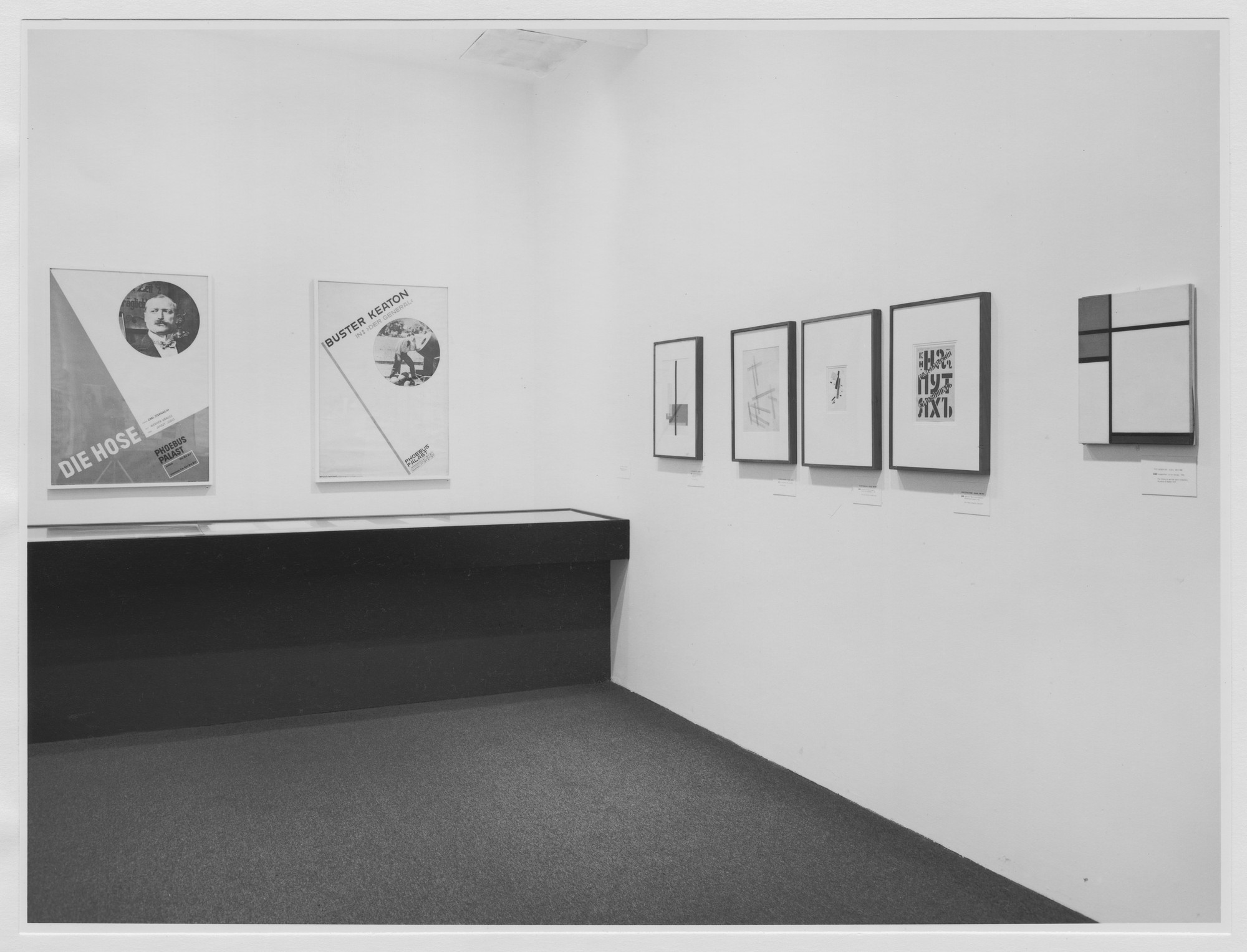 Installation view of the exhibition "The Graphic Revolution: 1915-1935 ...
