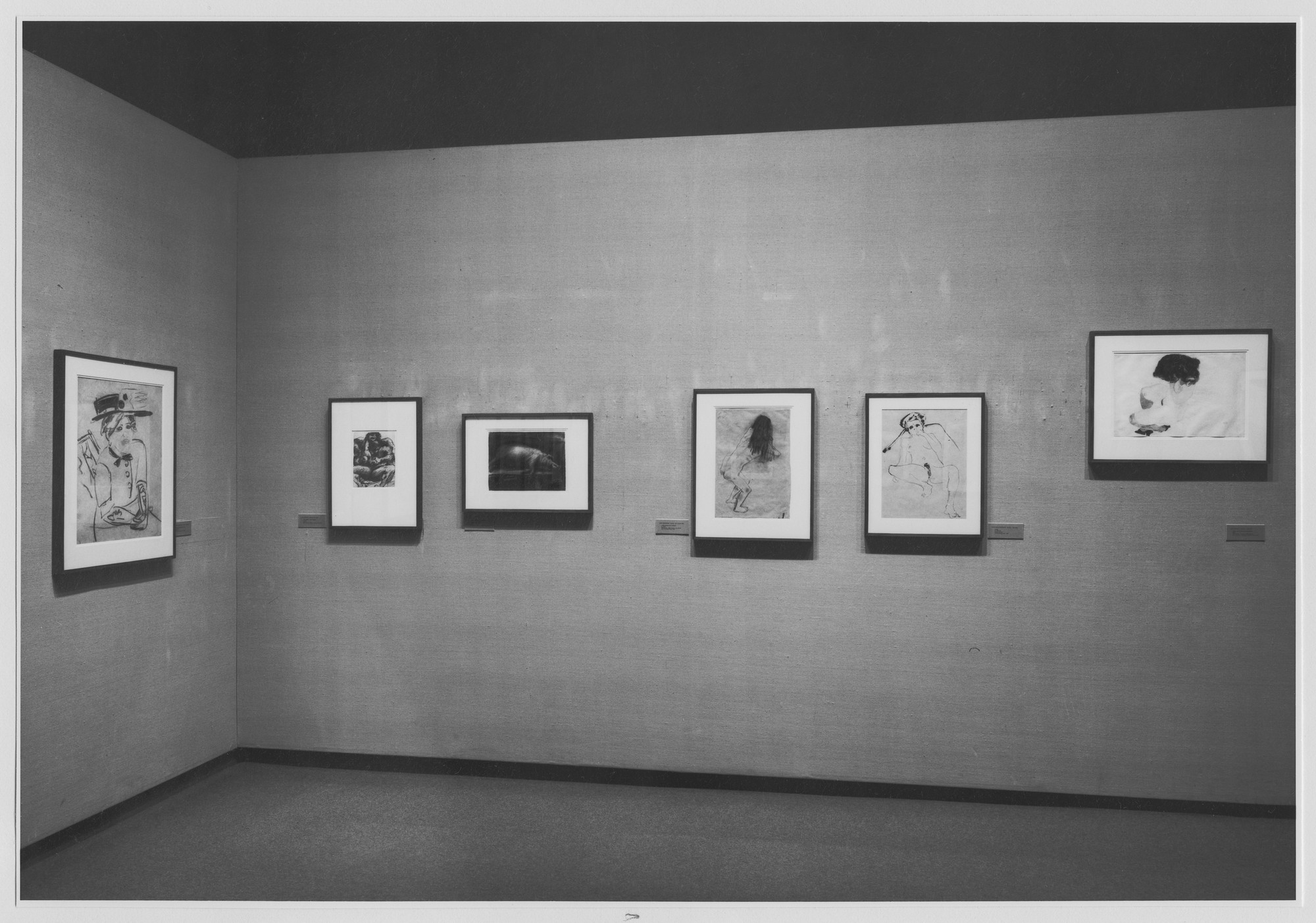 Installation view of the exhibition "German Drawings: The ...