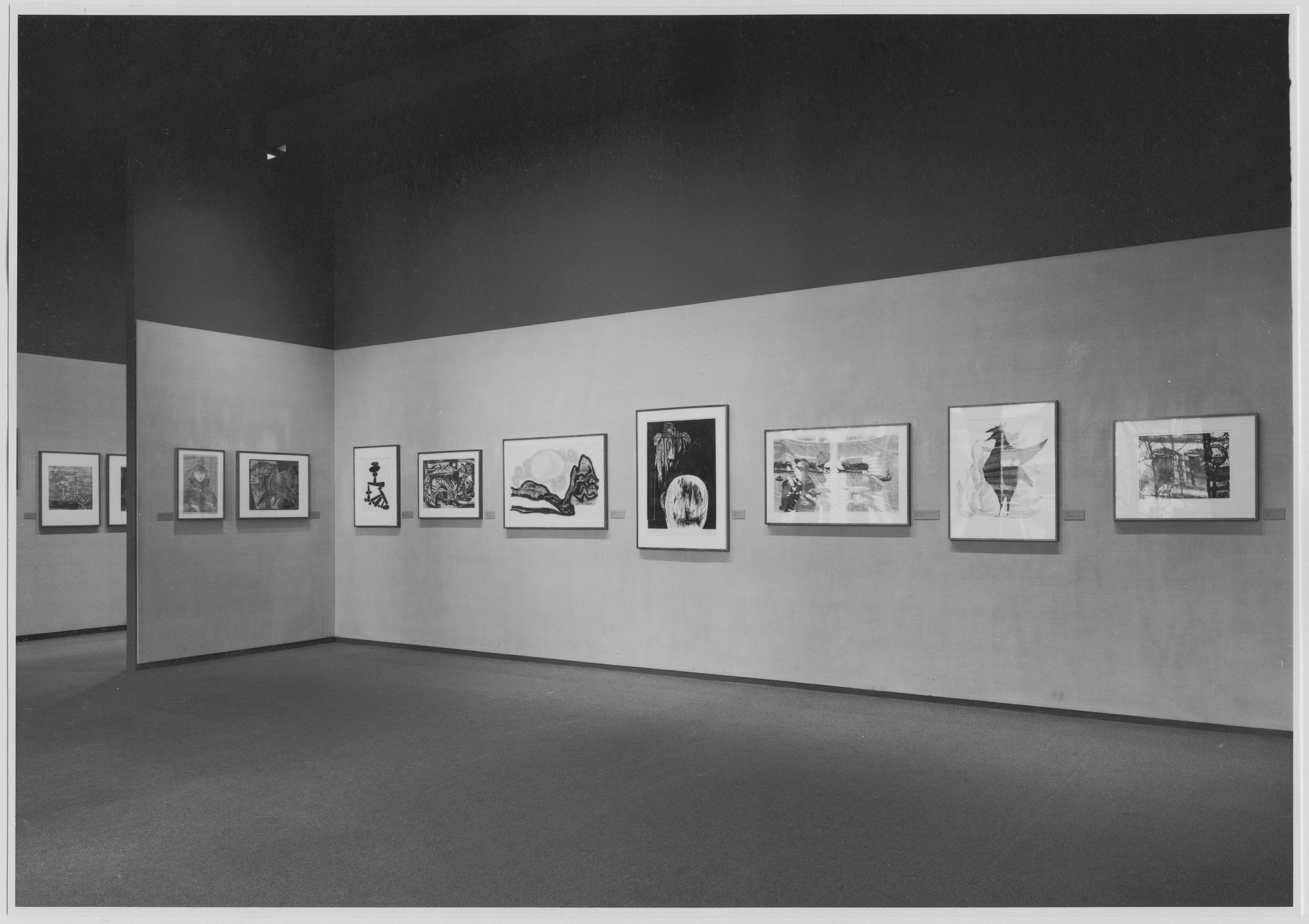 Installation view of the exhibition "American Prints: 1913-1963." | MoMA