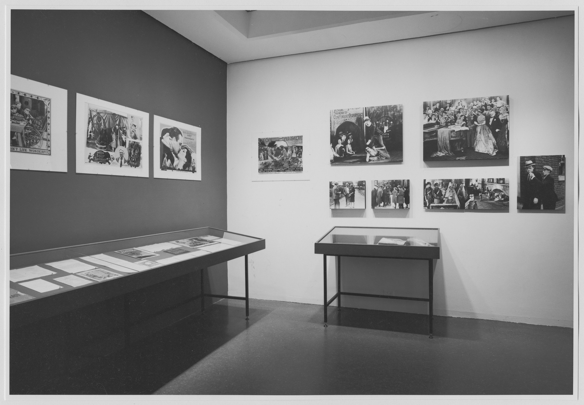 Installation view of the exhibition "From the D.W. Griffith Collection ...