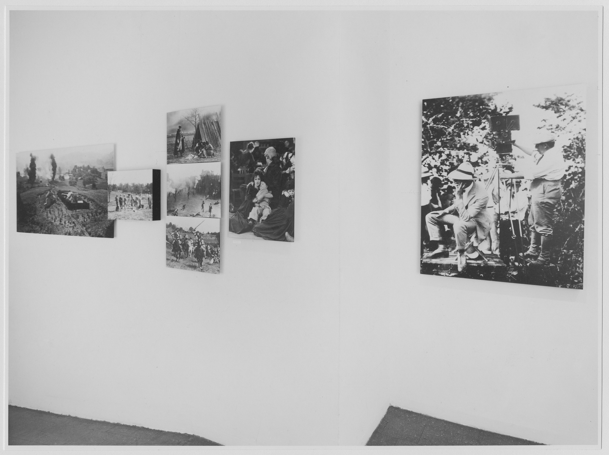 Installation view of the exhibition "From the D.W. Griffith Collection ...