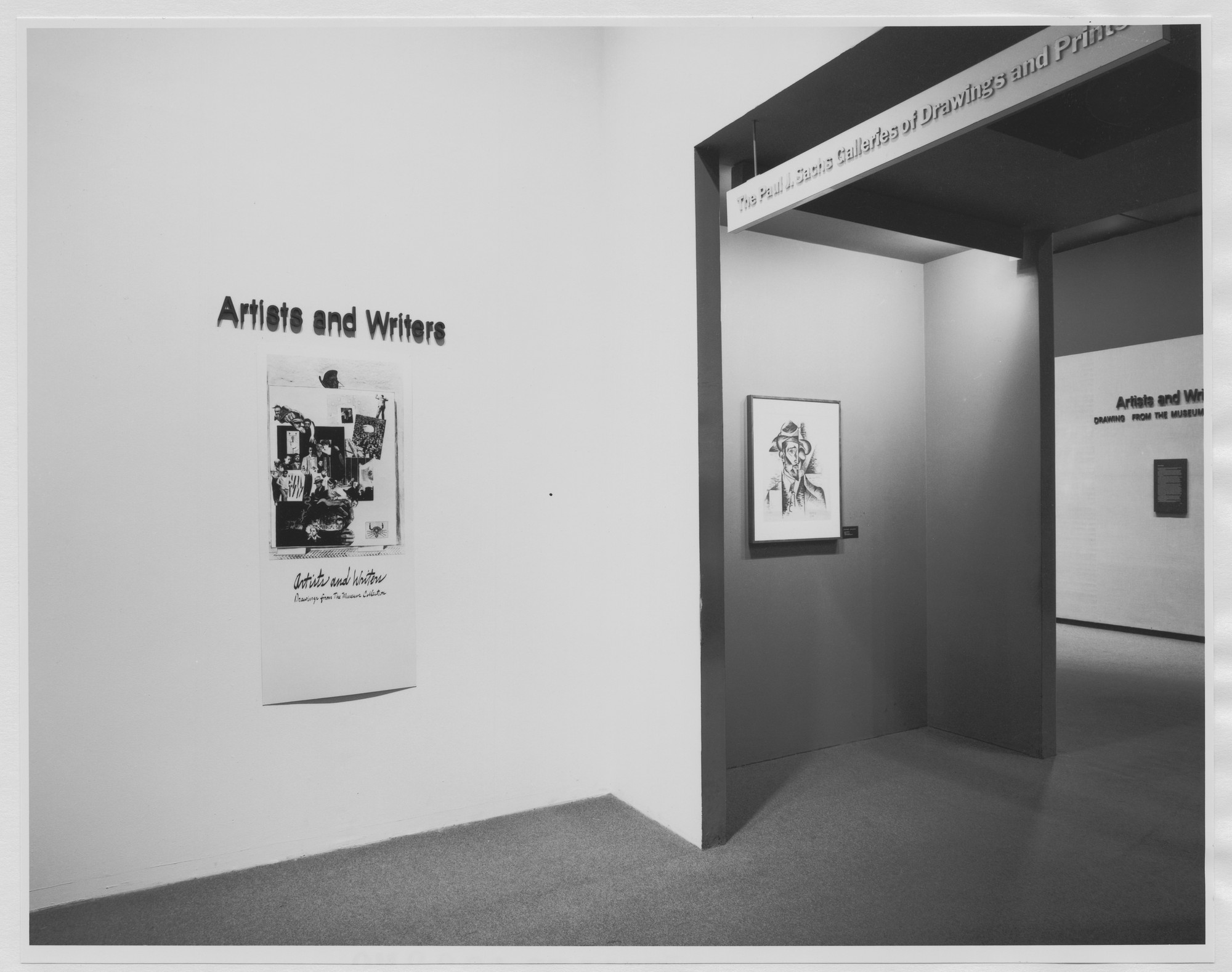 Installation view of the exhibition "Artists and Writers" | MoMA