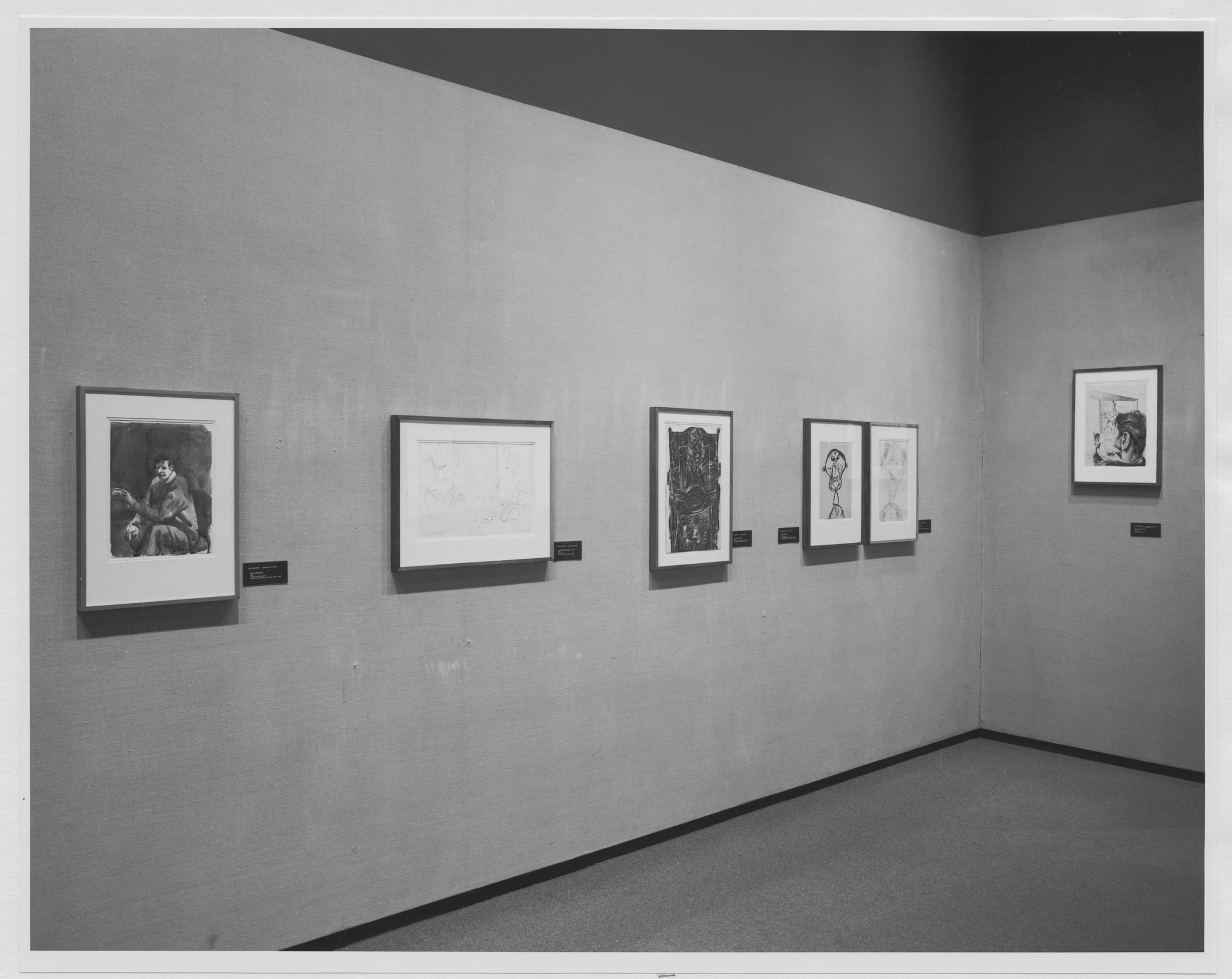 Installation view of the exhibition "Artists and Writers" | MoMA