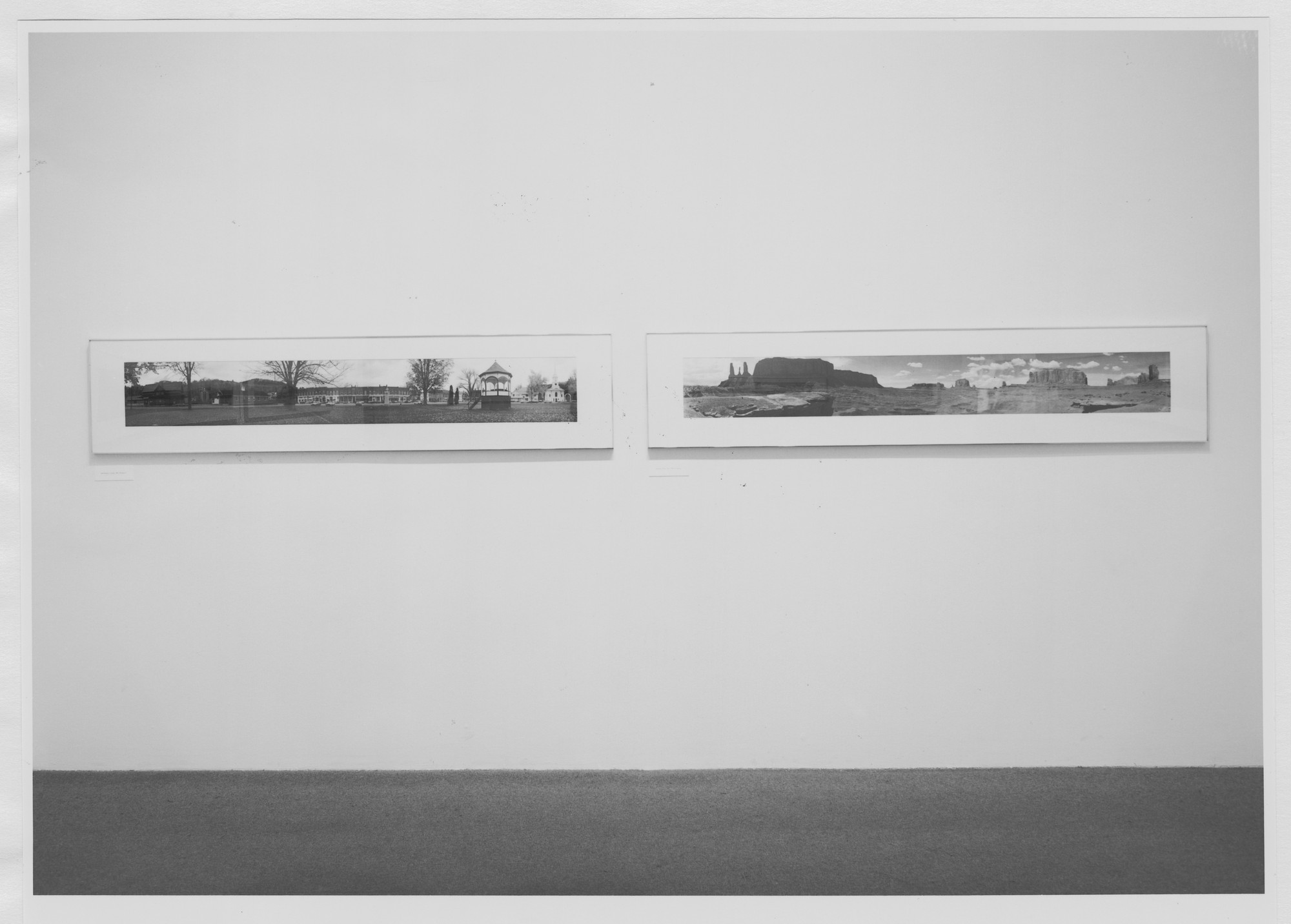 Installation view of the exhibition "Jerry Dantzic and the Cirkut ...