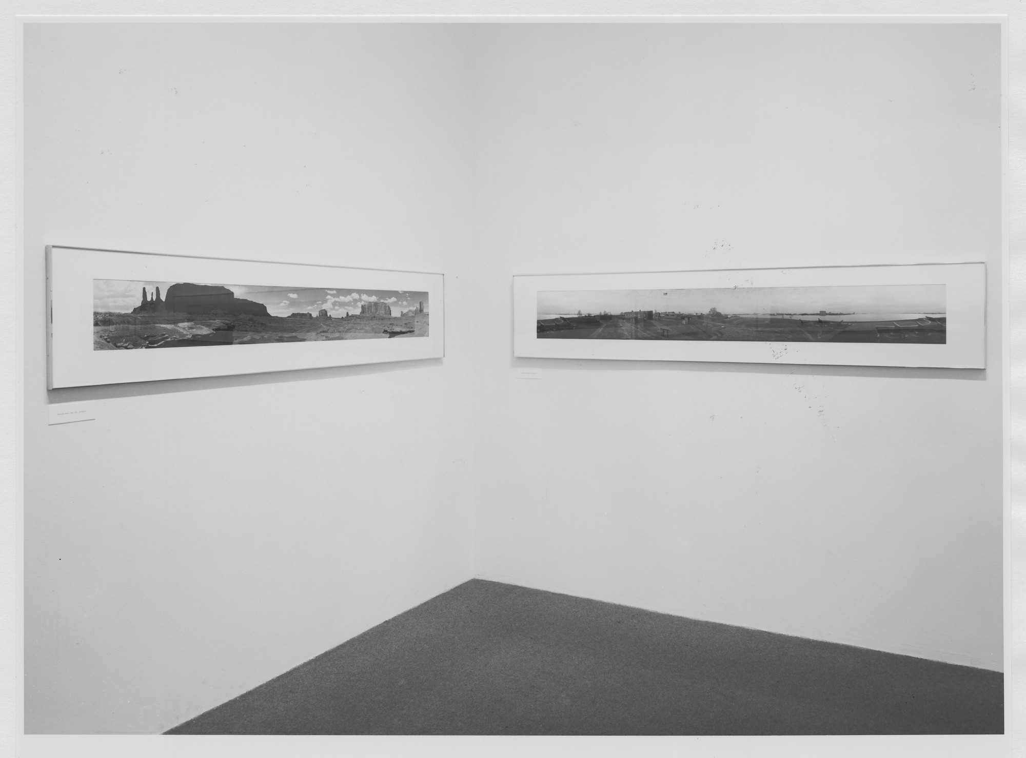 Installation view of the exhibition "Jerry Dantzic and the Cirkut ...