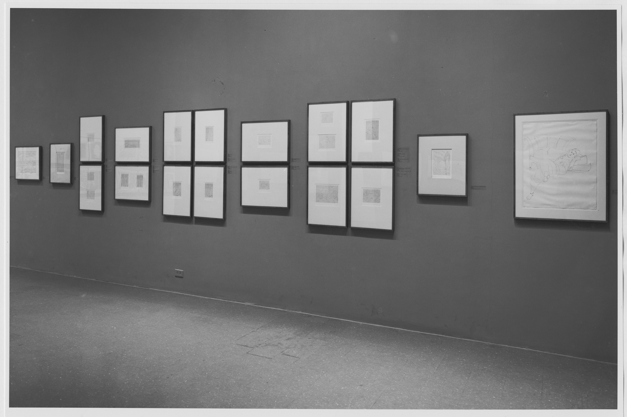 Installation view of the exhibition "Matisse in the Collection of the ...