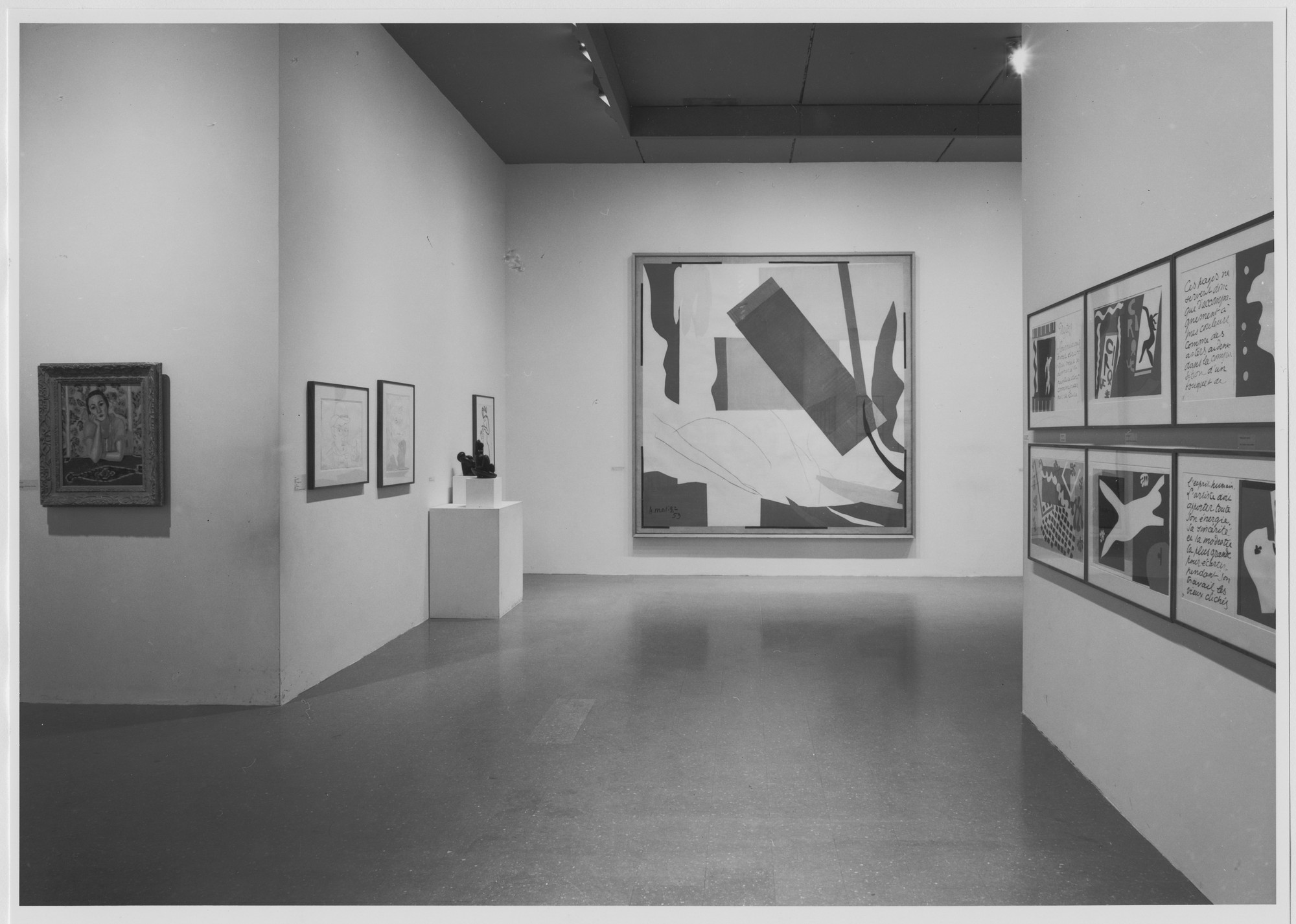 Installation view of the exhibition "Matisse in the Collection of the ...