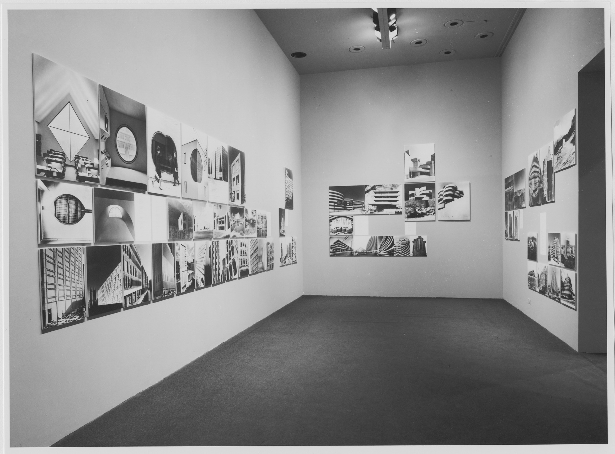 Installation view of the exhibition "Transformations in Modern Architecture" | MoMA