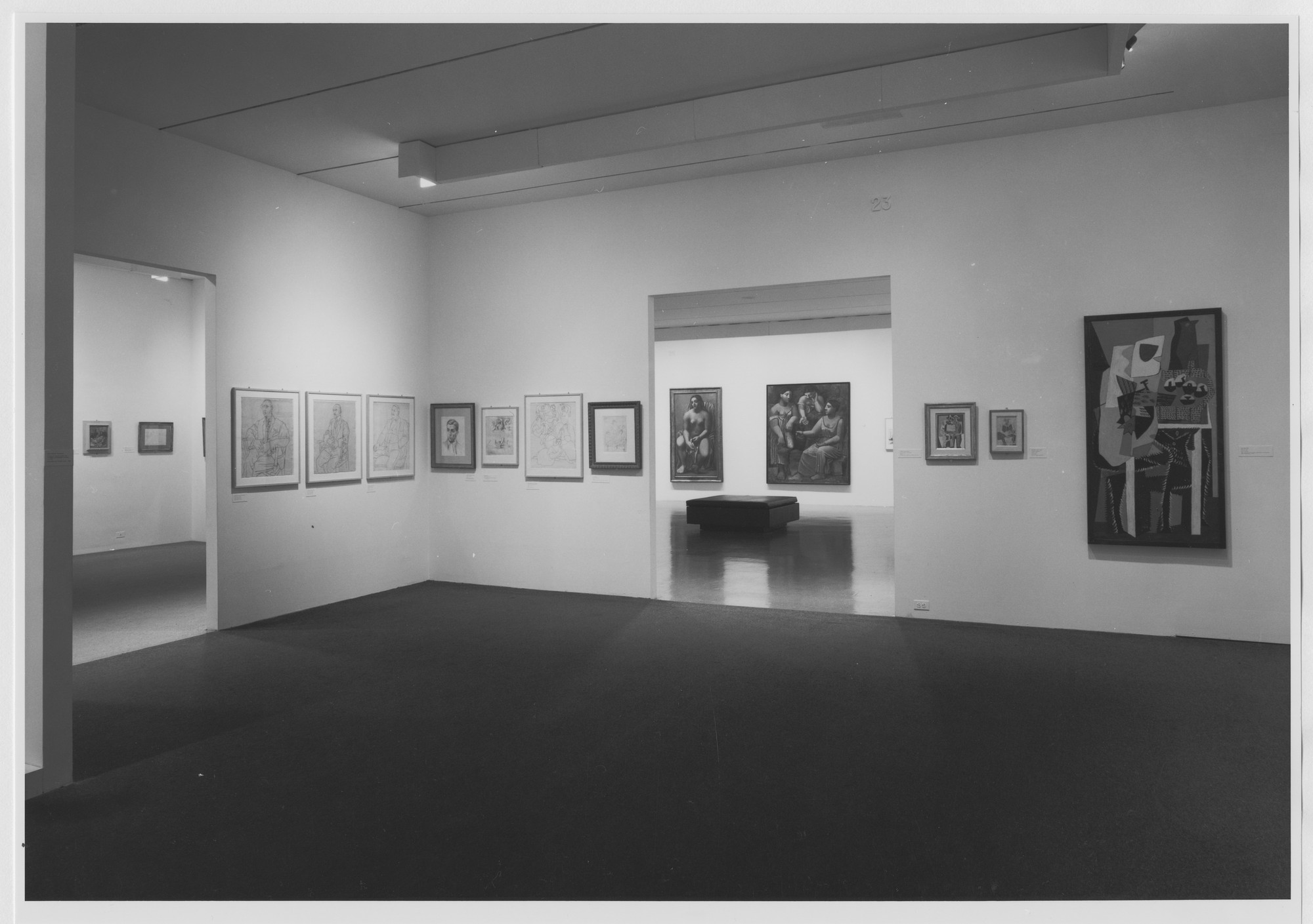 Installation view of the exhibition "Pablo Picasso: A Retrospective" | MoMA