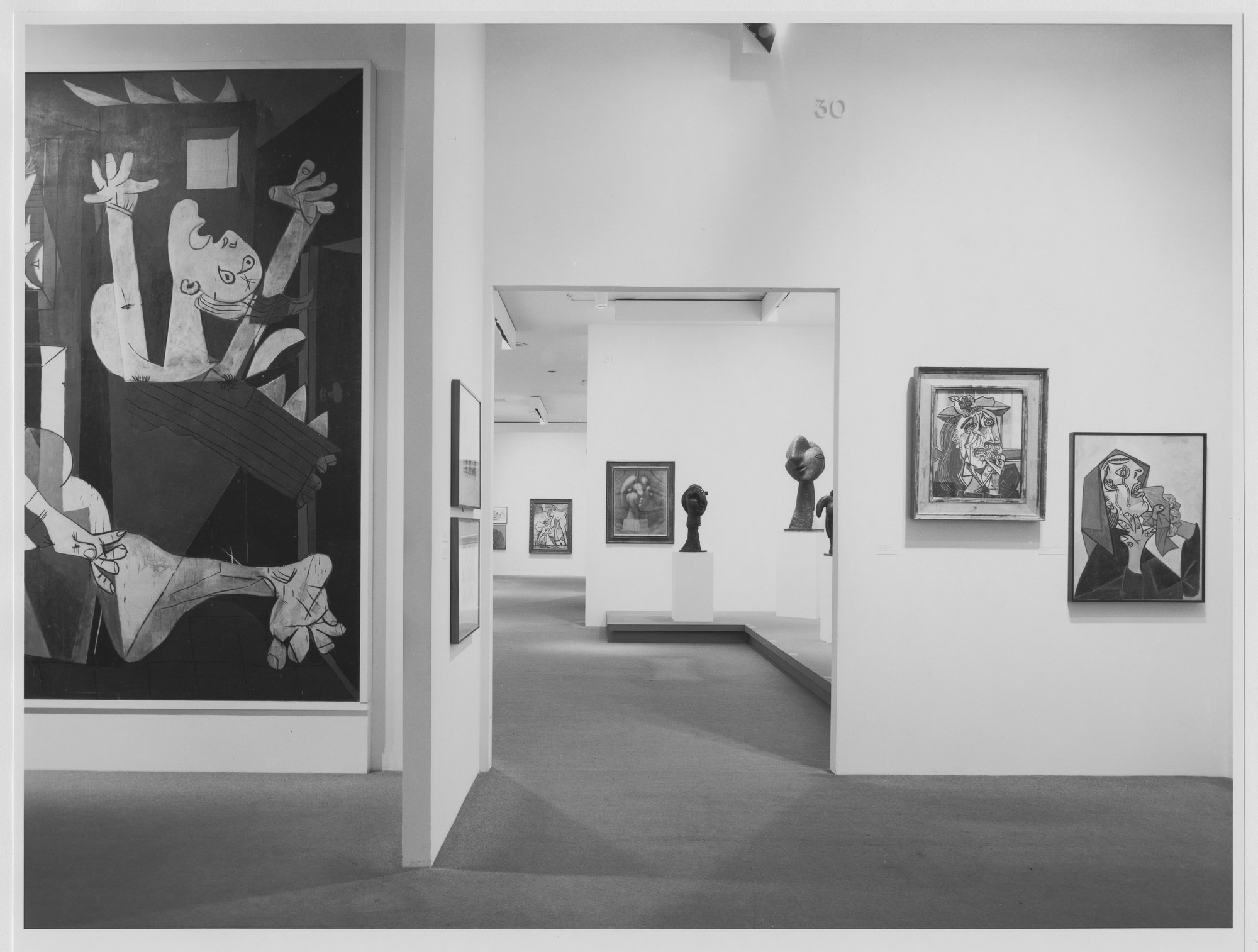 Installation view of the exhibition "Pablo Picasso: A Retrospective" | MoMA