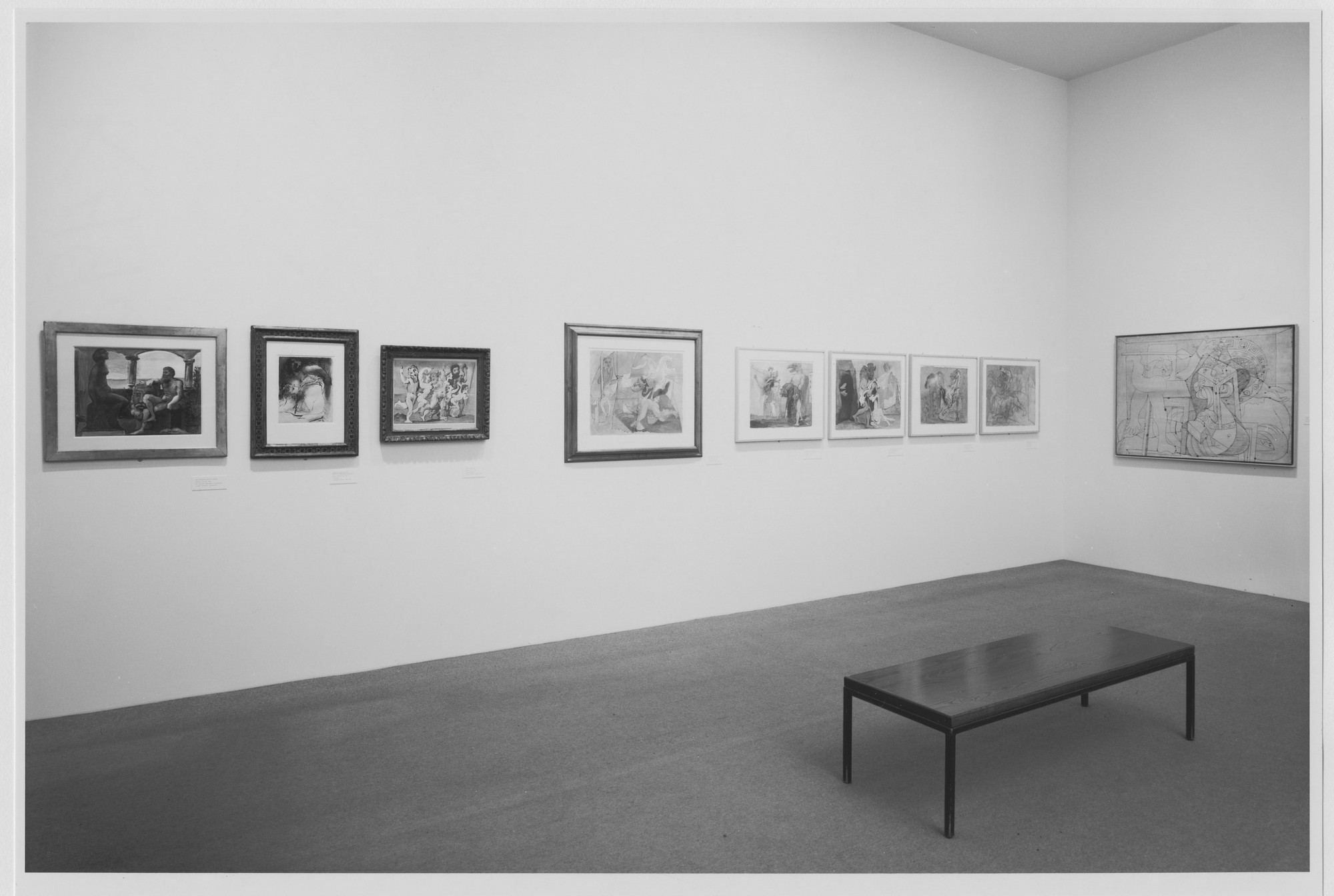 Installation view of the exhibition "Pablo Picasso: A Retrospective" | MoMA