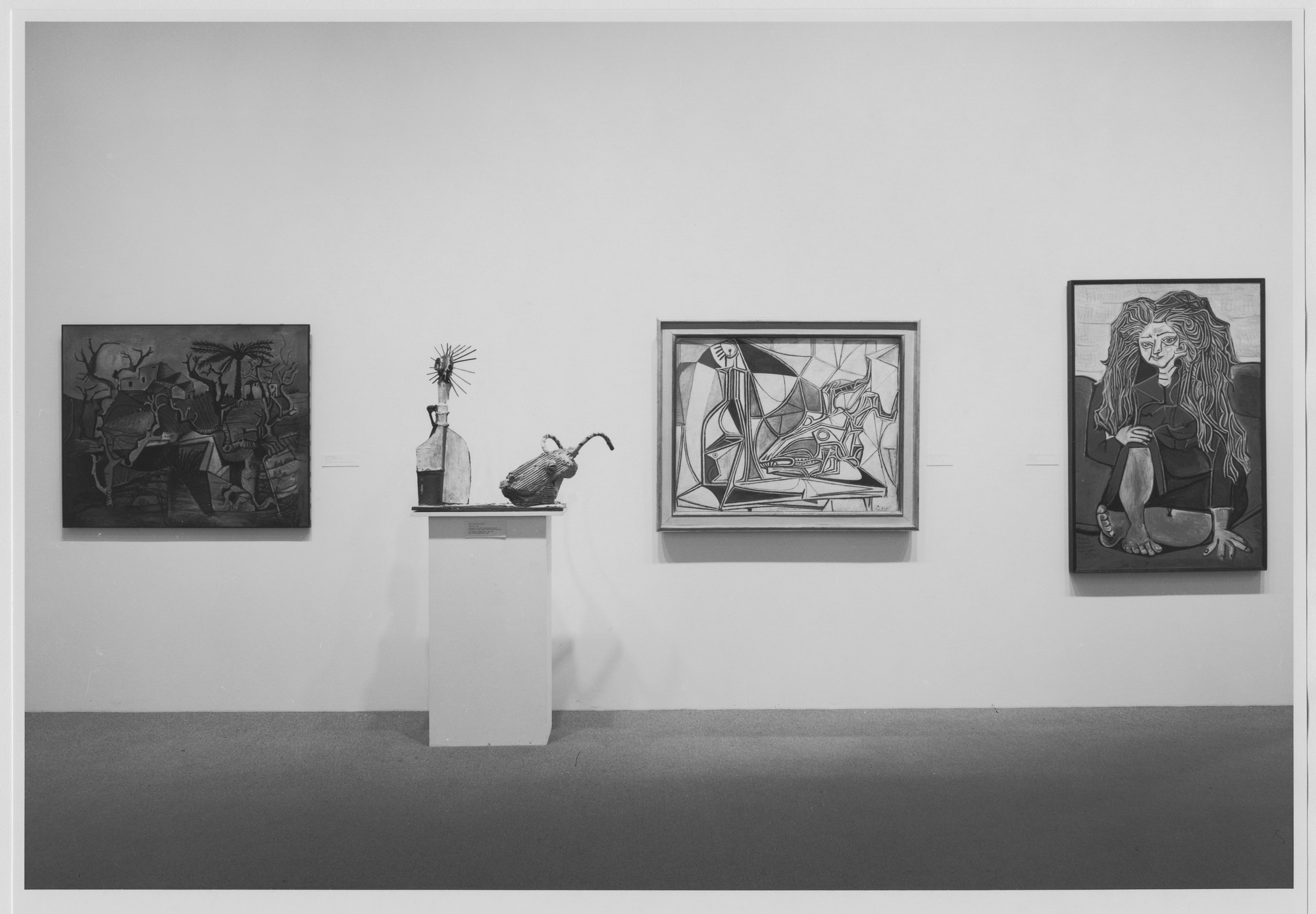 Installation view of the exhibition "Pablo Picasso: A Retrospective" | MoMA