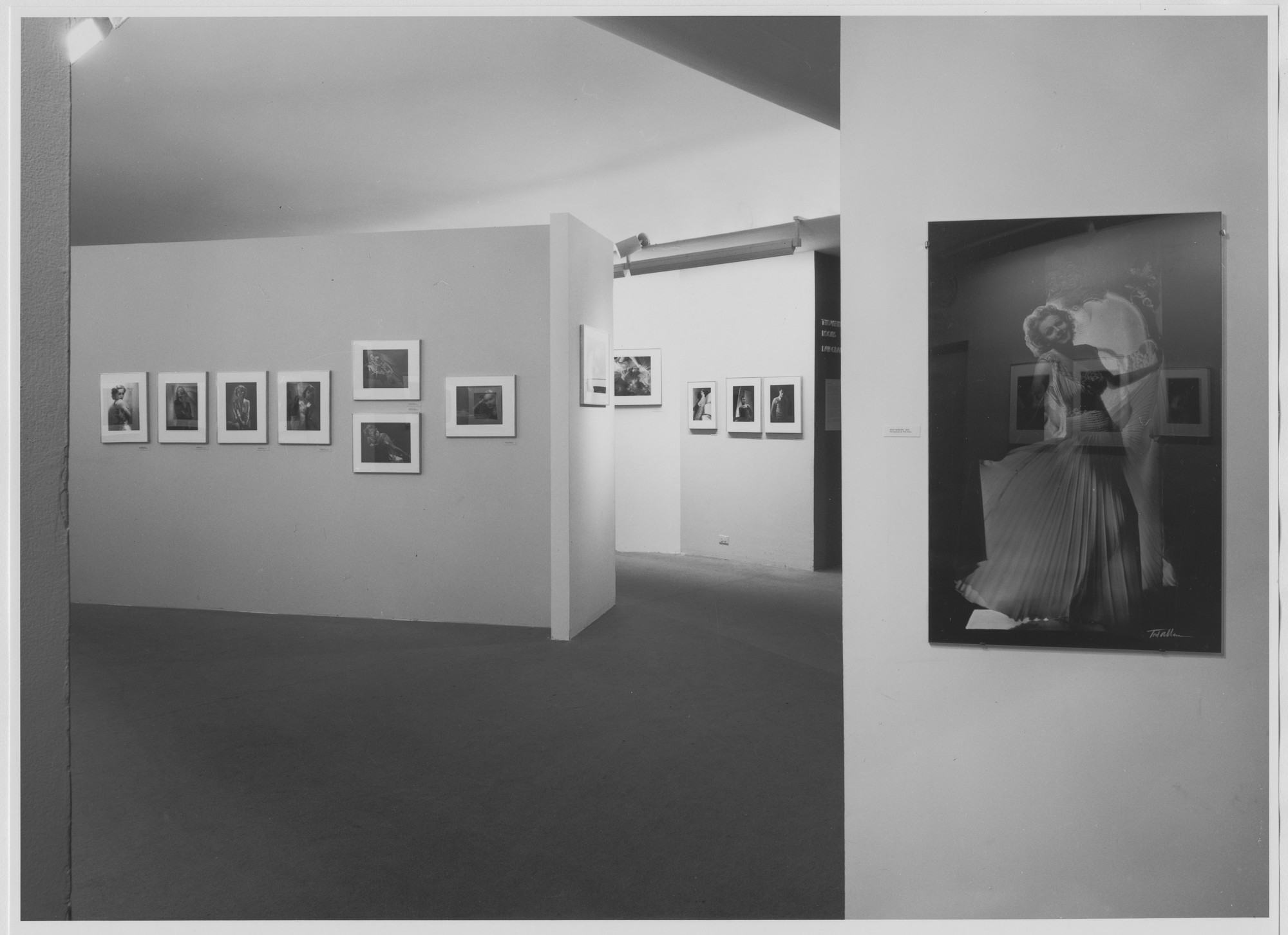 Installation view of the exhibition "Hollywood Portrait Photographers ...