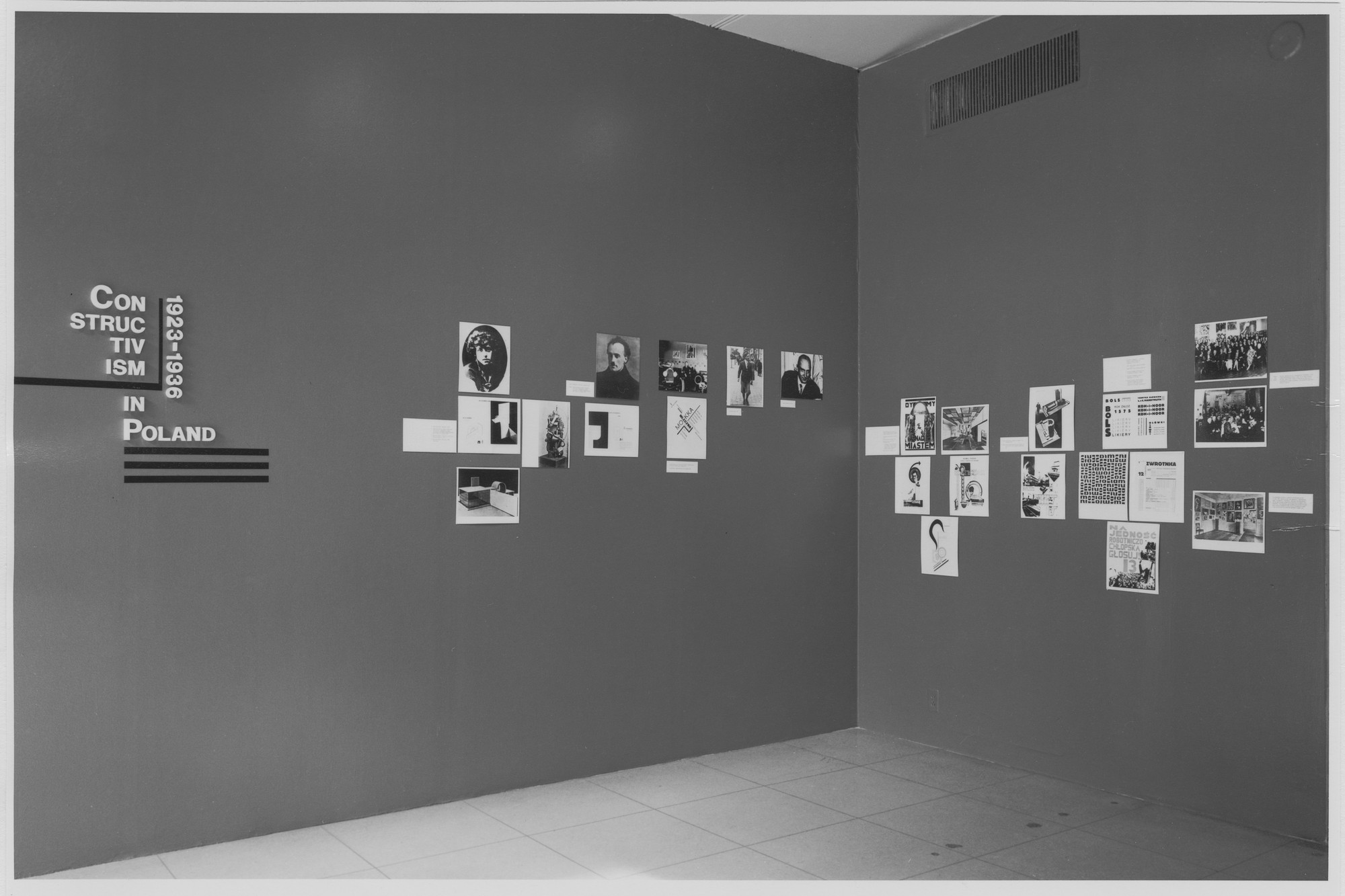 Installation view of the exhibition "Constructivism in Poland: 1923 ...