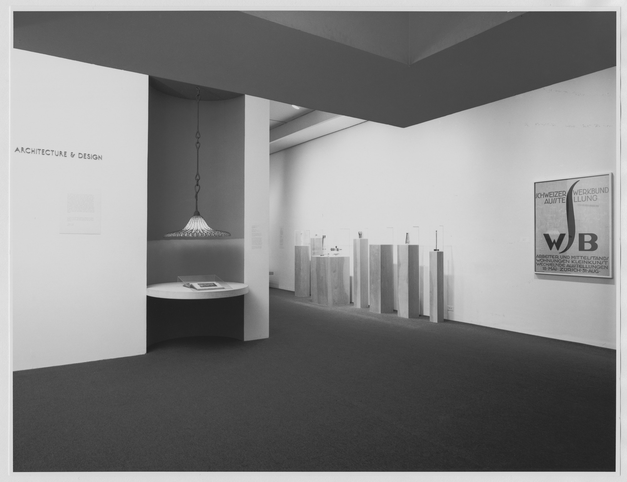 Installation view of the exhibition "Recent Acquisitions: Architecture ...