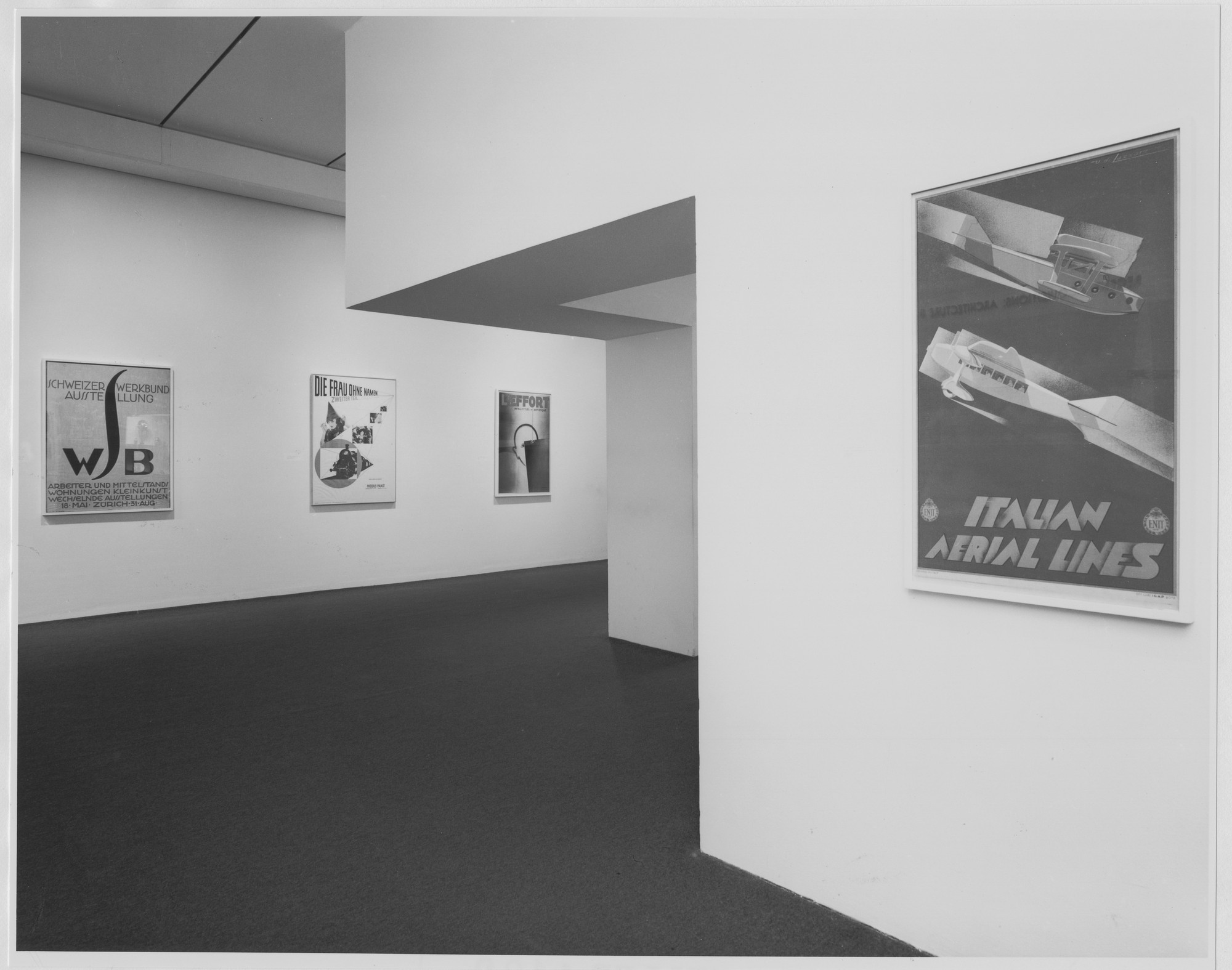 Installation view of the exhibition "Recent Acquisitions: Architecture ...