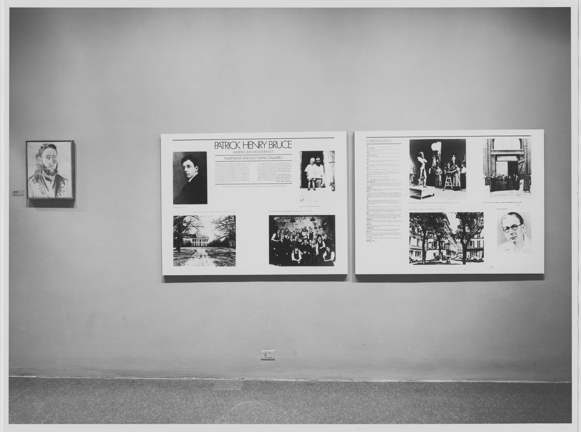 Installation view of the exhibition "Patrick Henry Bruce" | MoMA