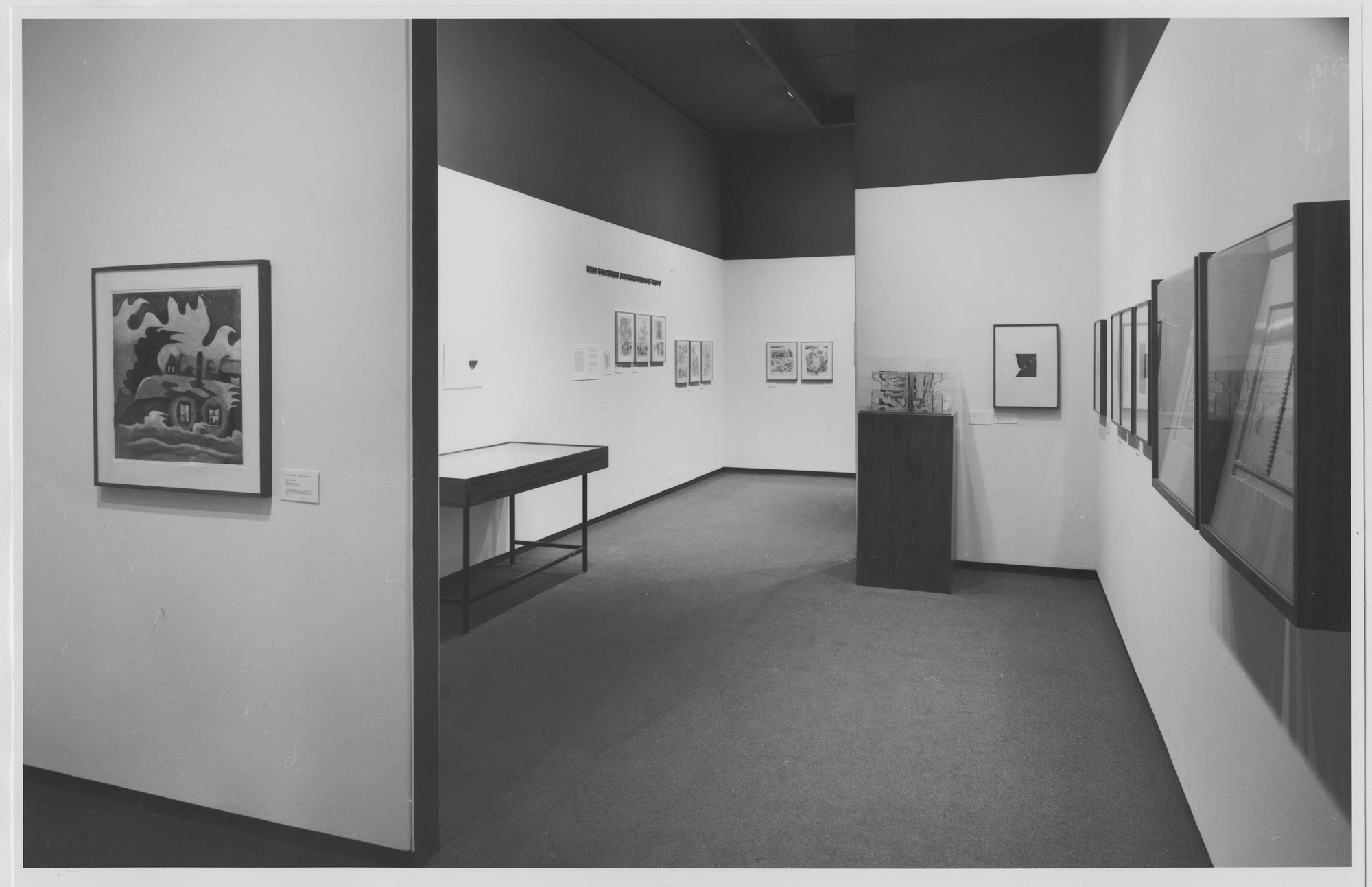 Installation view of the exhibition "Words and Pictures" | MoMA