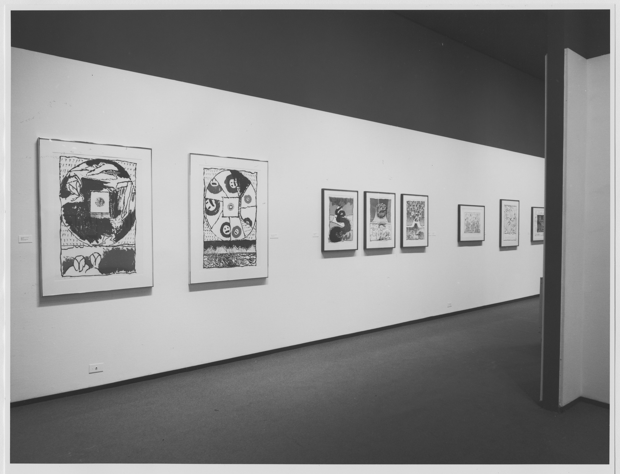 Installation view of the exhibition "Pierre Alechinsky: A Print ...