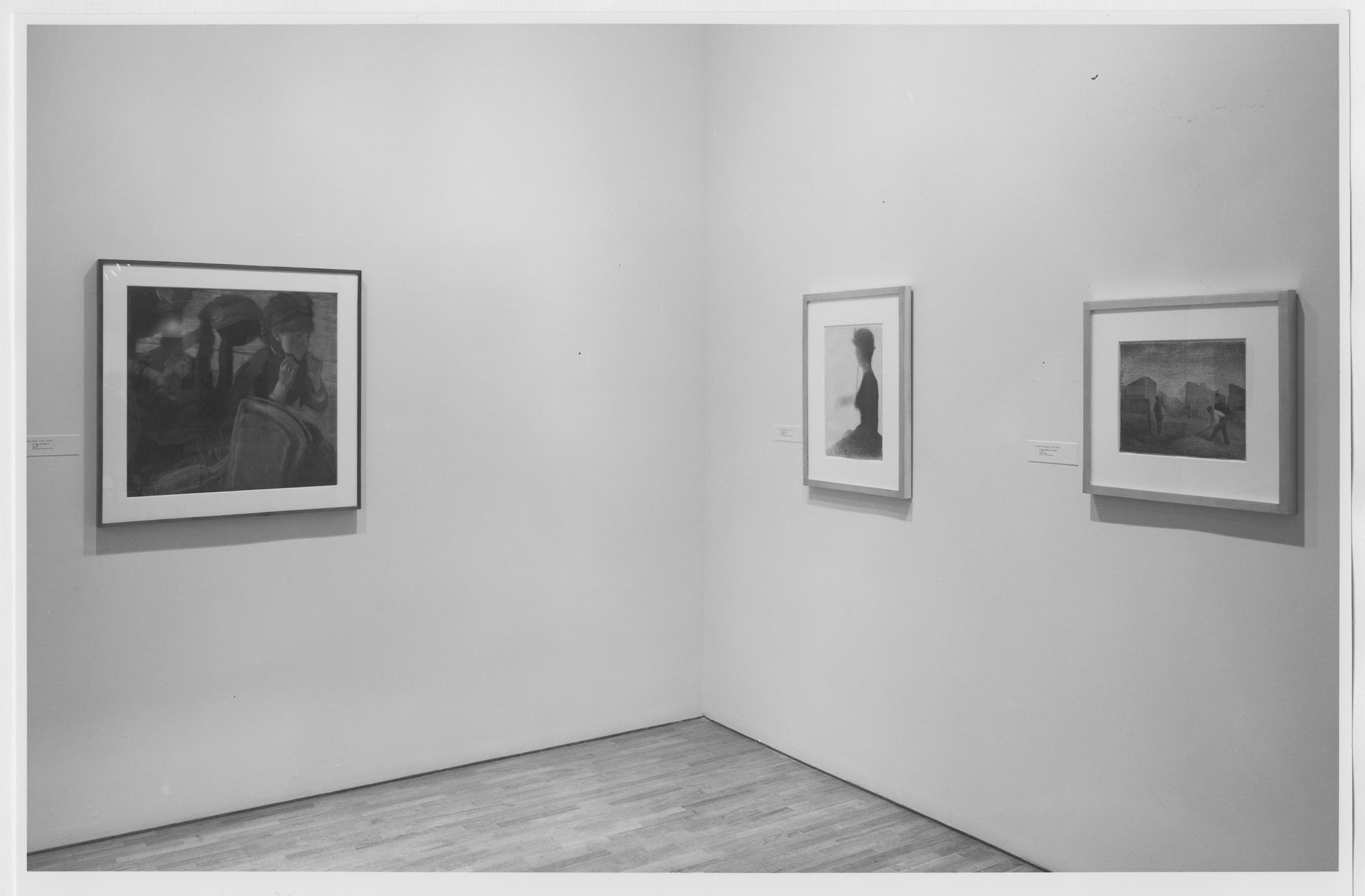 Installation view of the exhibition "The Modern Drawing: 100 Works on ...