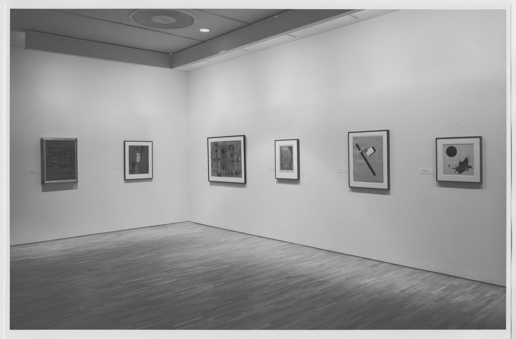 Installation view of the exhibition "The Modern Drawing: 100 Works on ...