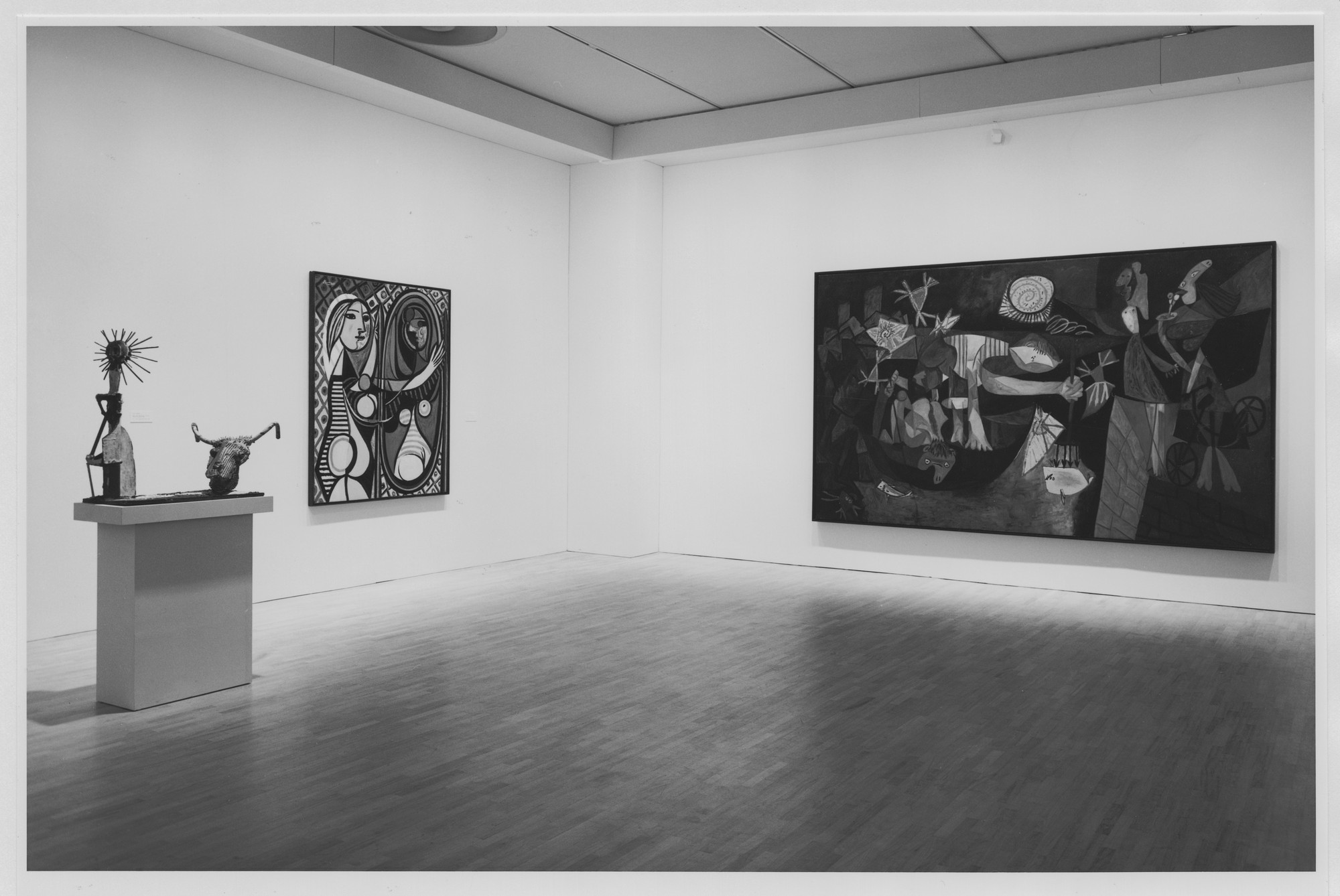 Installation view of the exhibition "Museum Collection Miró and Picasso ...