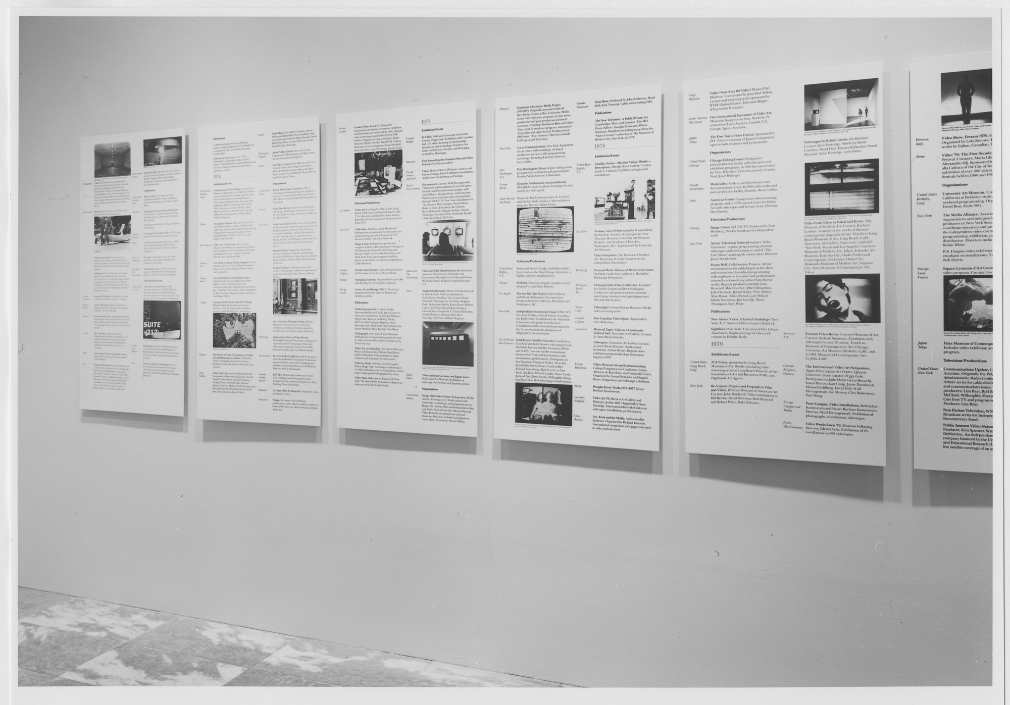Installation view of the exhibition "Video Art: A History" | MoMA