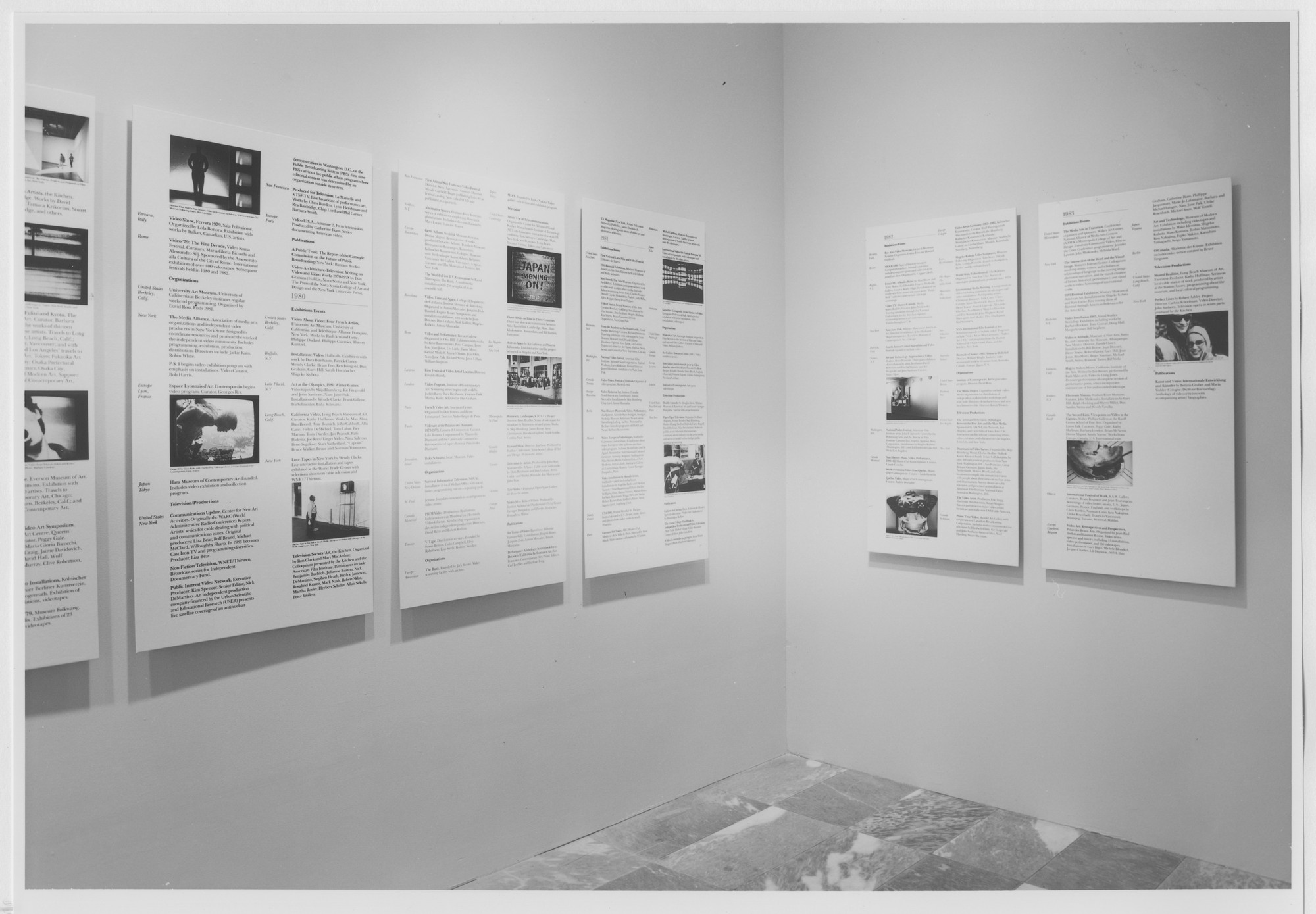 Installation view of the exhibition "Video Art: A History" | MoMA