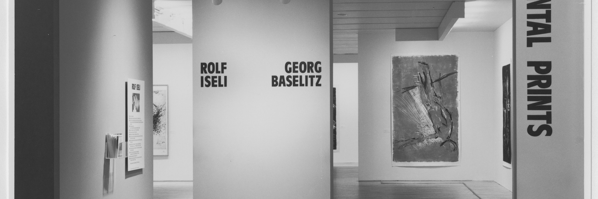 Monumental Prints: Georg Baselitz and Rolf Iseli | MoMA
