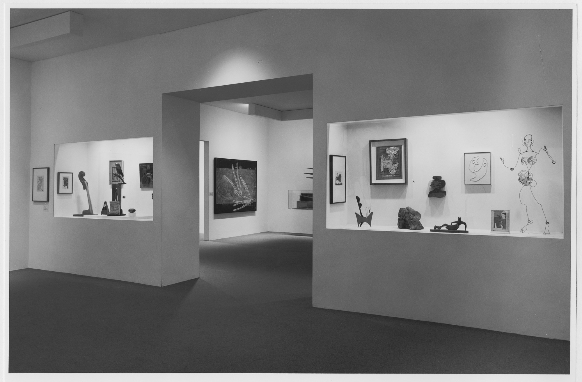 Installation view of the exhibition "Selections from the Permanent ...