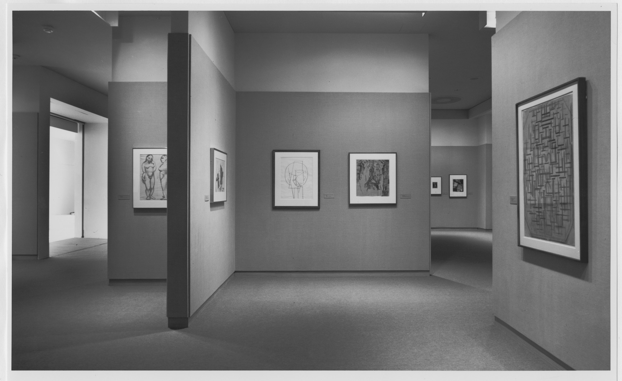 Installation view of the exhibition "Selections from the Permanent ...