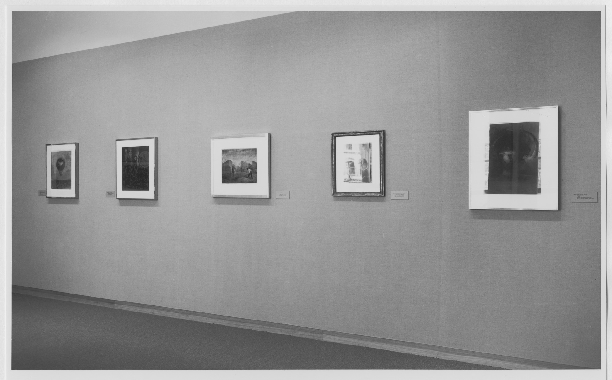 Installation view of the exhibition "Selections from the Permanent ...